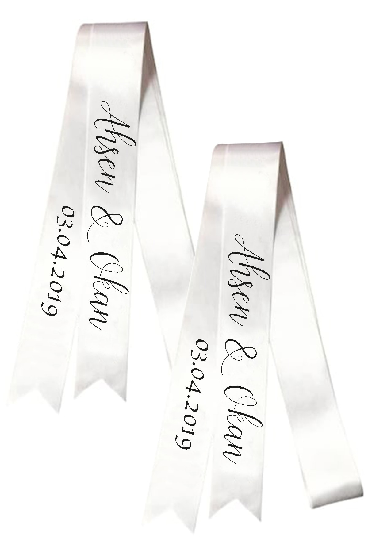 Artcrelier Nişan Düğün Gelin Damat Takı Kurdelesi Tören Kurdelesi Saten ...