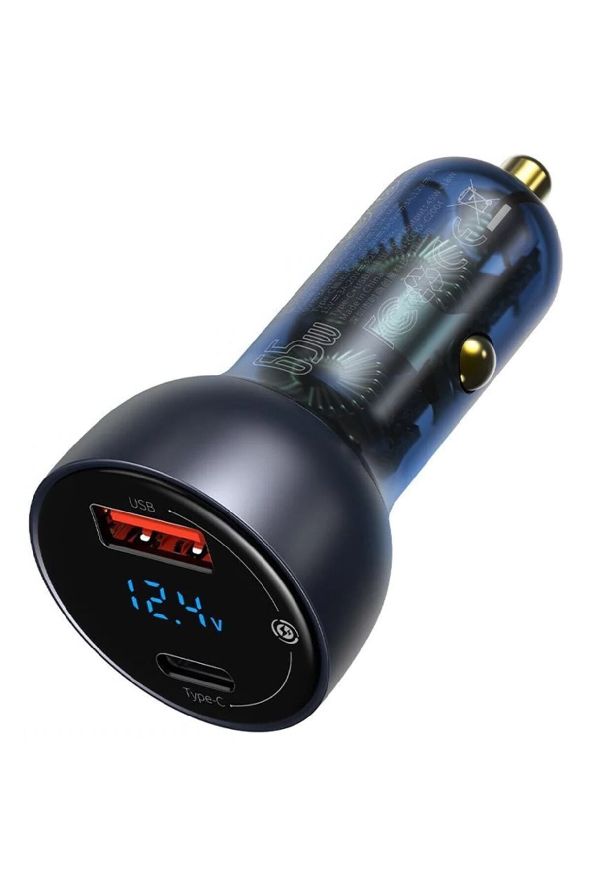 Baseus Udmkx Digital Display 65w Qc+pps Dual Dijital Göstergeli Hızlı ...