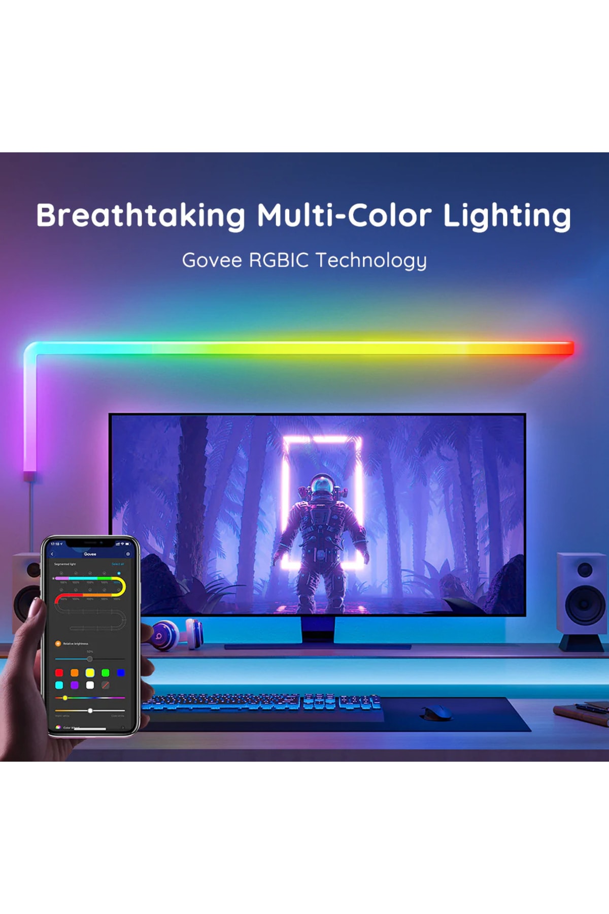 Govee Glide RGBIC Duvar Aydınlatma Bar 6+1 Fiyatı, Yorumları - Trendyol