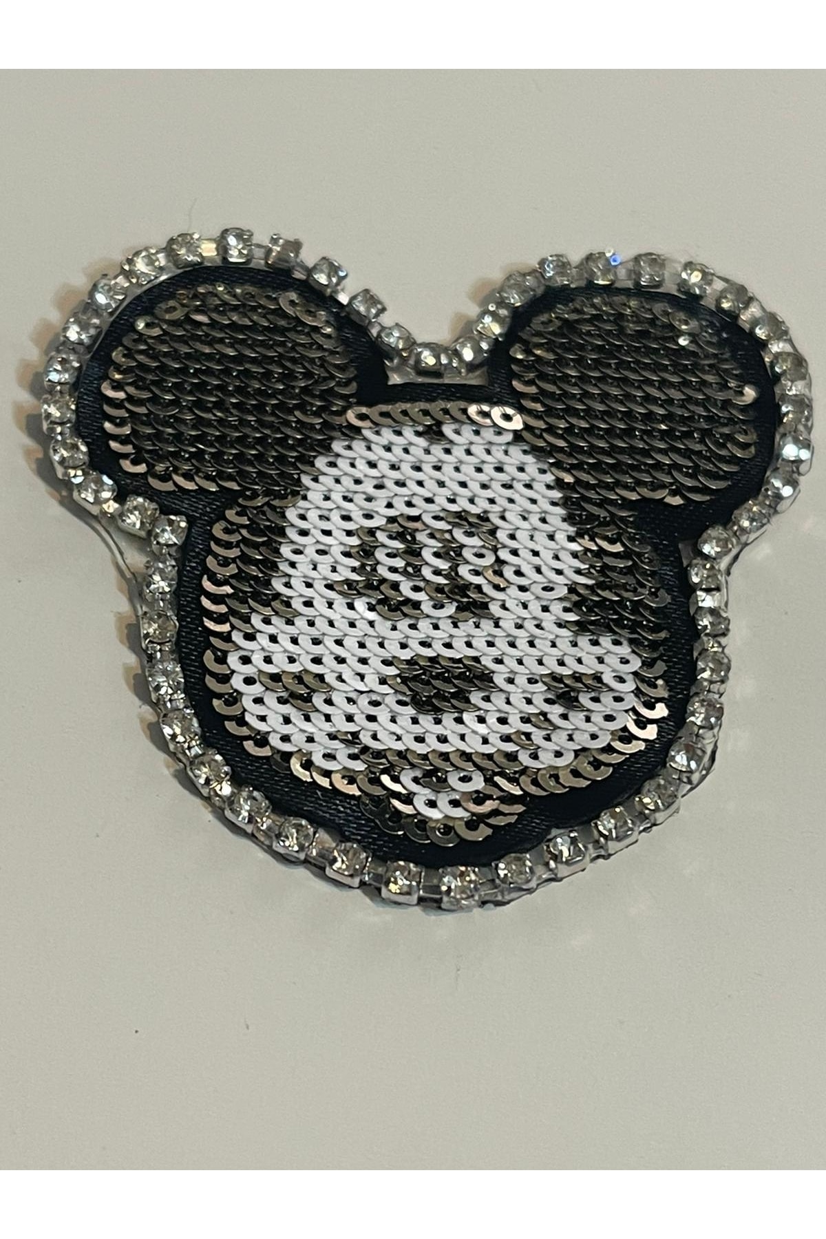 Gönülden Tasarım 5x5 Cm Ütü Ile Yapışan Mickey Mouse Pul Payetli Aplike ...