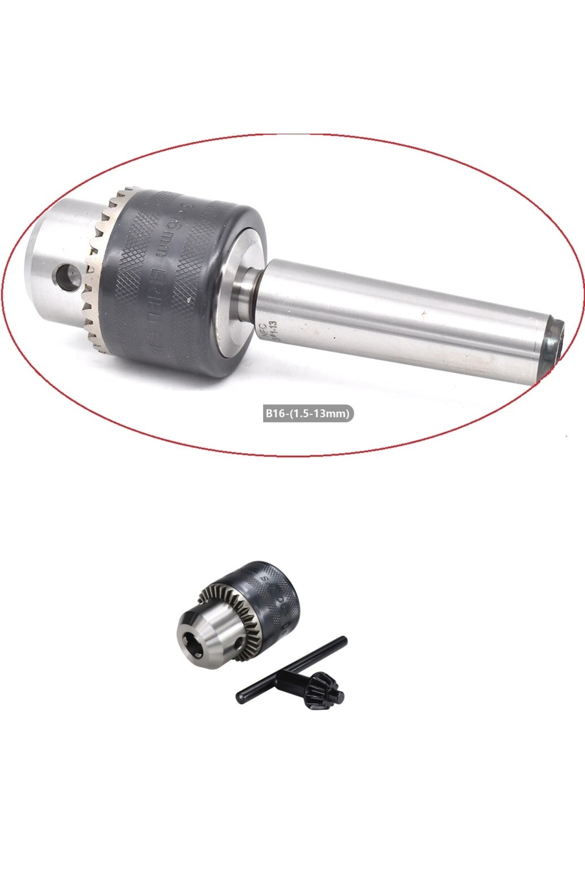 Depolife 1.5-13mm B16 Mandren Konik Matkap Aynası Çelik Anahtarlı ...