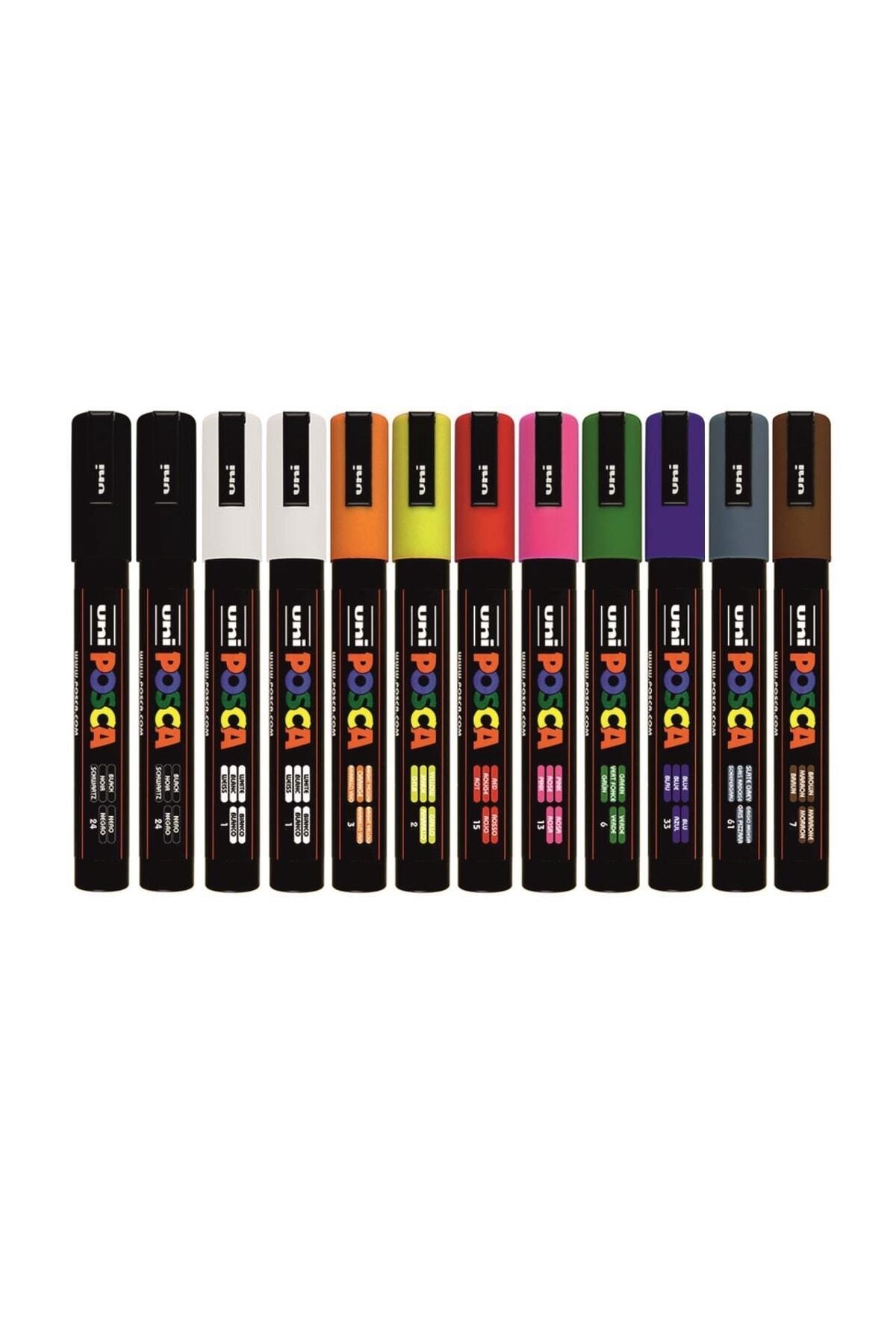 Uni Posca Marker Pc-3m 12'li Set Fiyatı, Yorumları - Trendyol