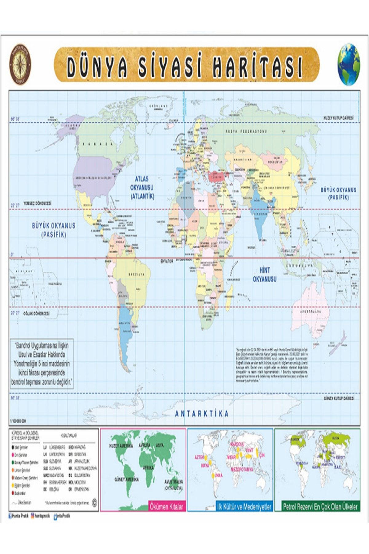 Harita Pratik World Political Map World Physical Map - Trendyol Harita Pratik World Political Map World Physical Map - Trendyol