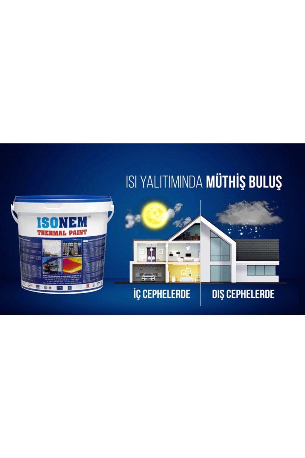 Isonem Thermal Paint İç ve Dış Cephe Isı Yalıtım Boyası 18 kg Fiyatı ...