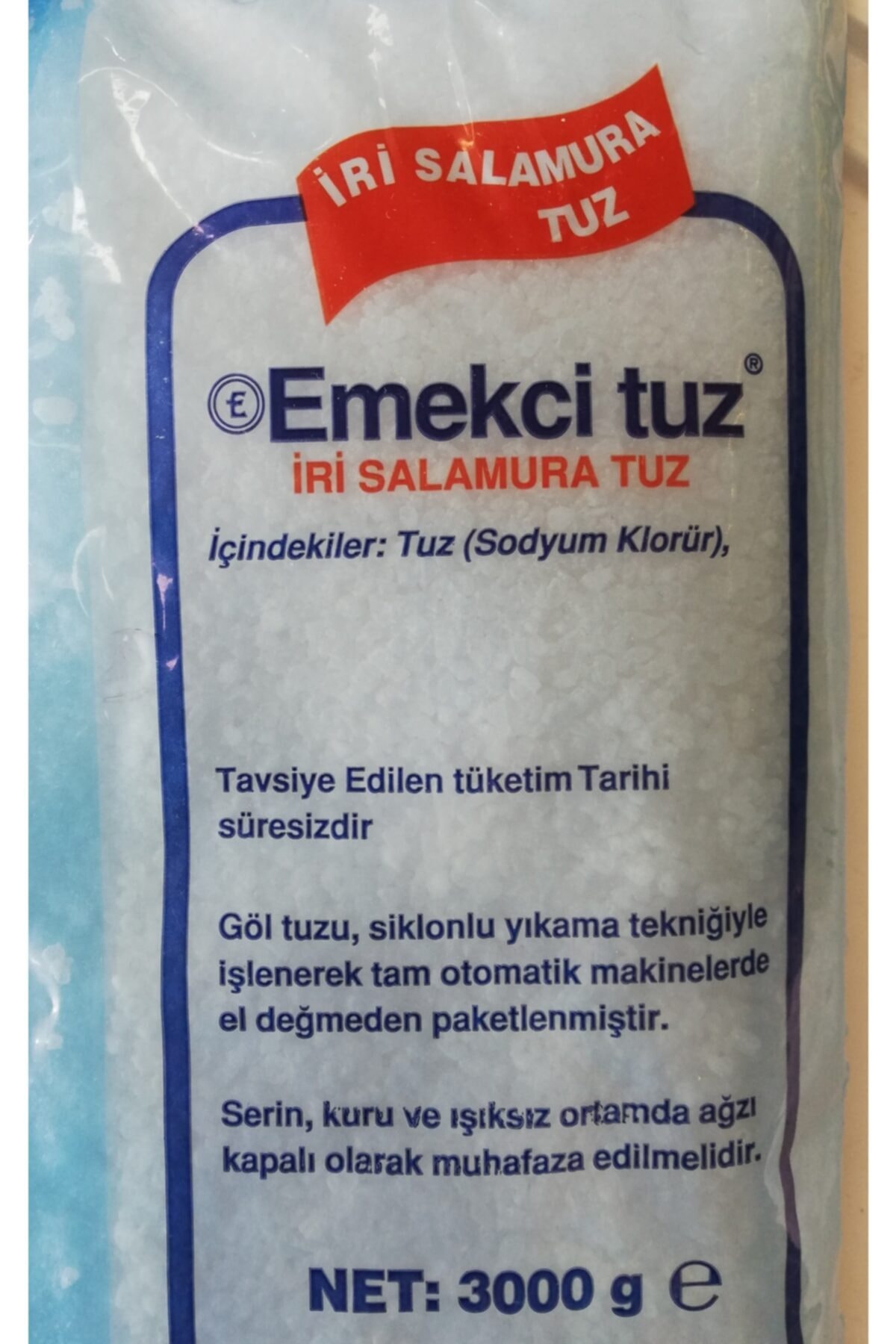 Emekçi Tuz Iri Salamura Tuzu-3 Kg - Fiyatı, Yorumları