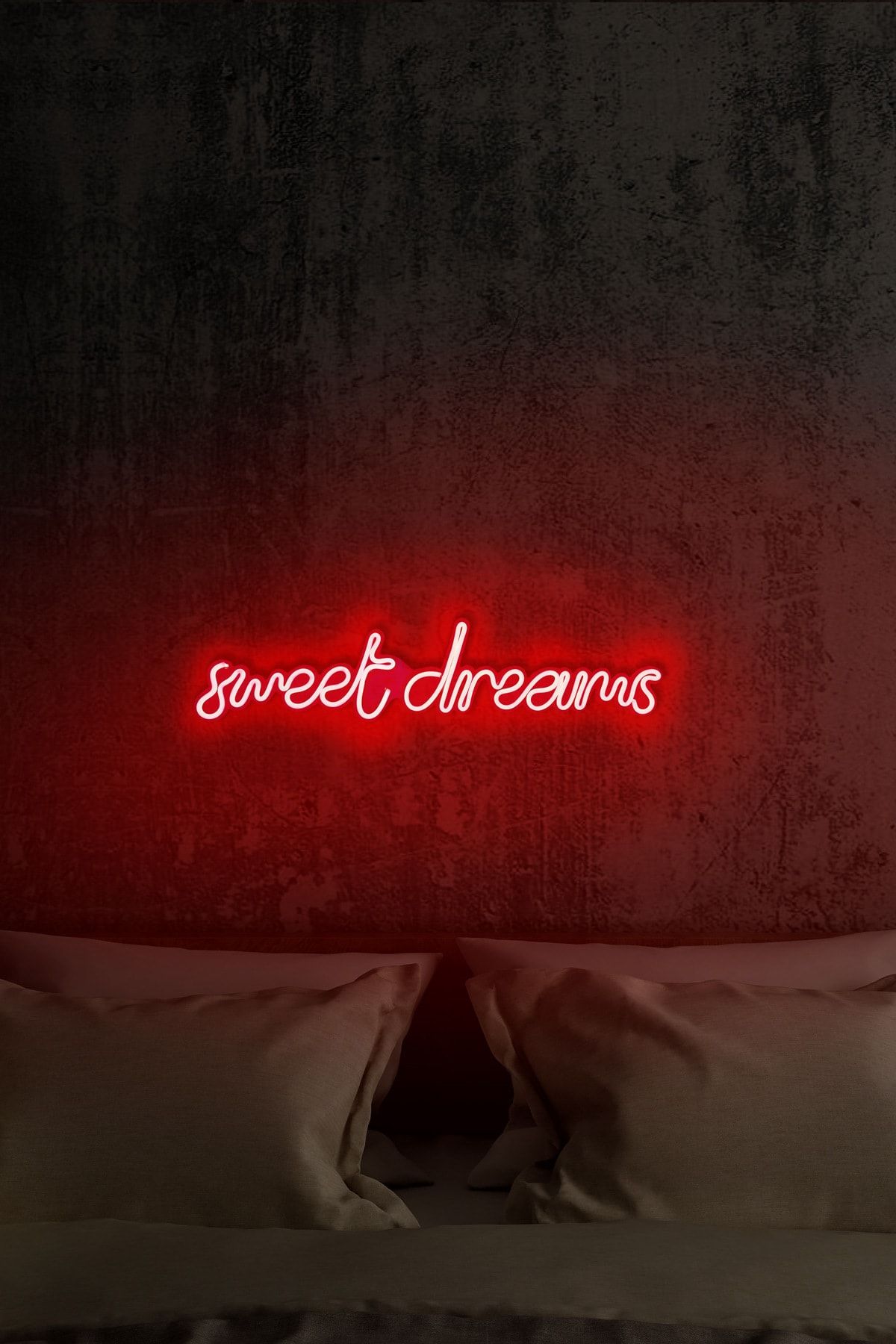 Neon Graph Sweet Dreams Led Dekoratif Duvar Aydınlatması Neon Duvar