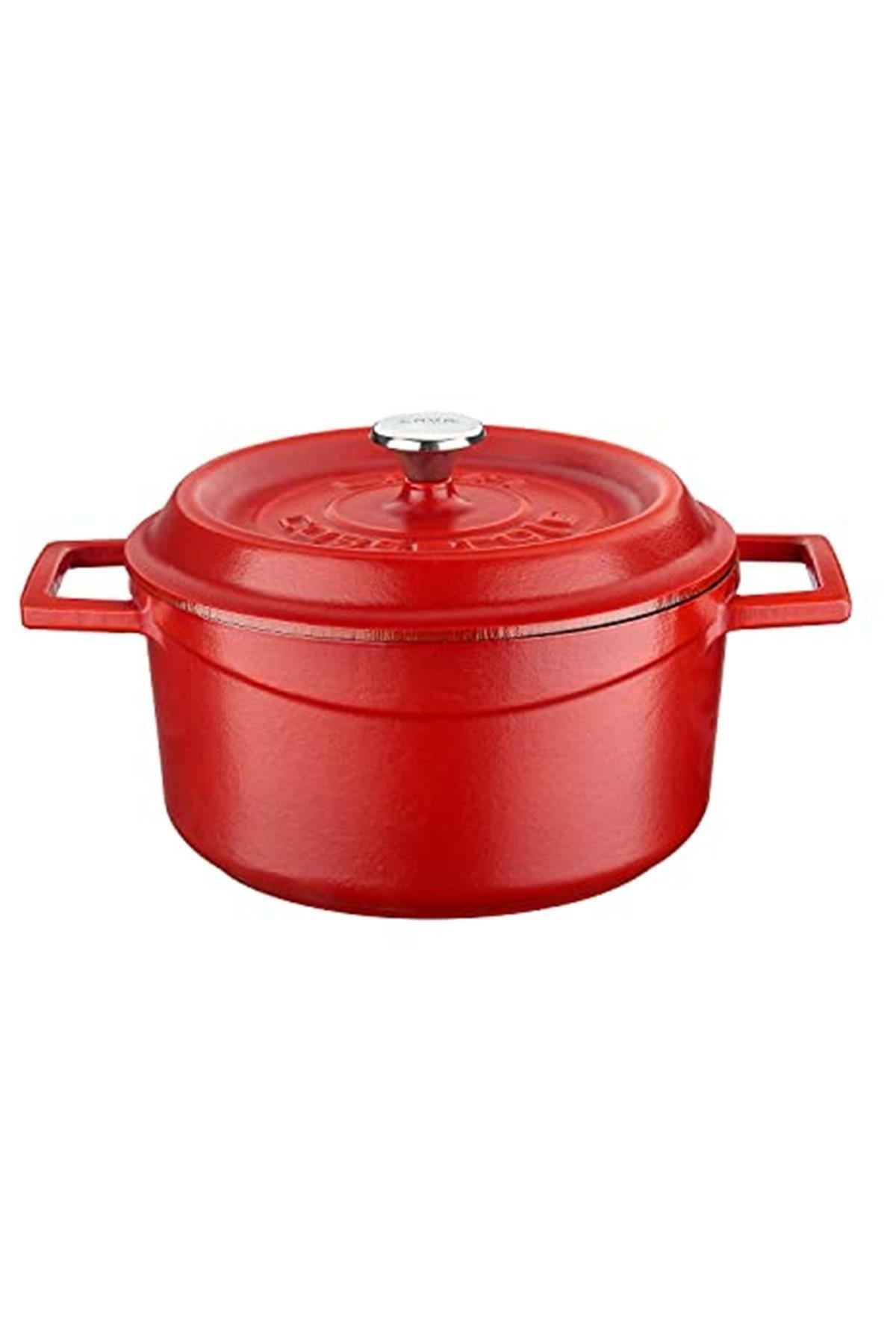 Lava Metal Lava Spring Series - 20 cm Round Cast Iron Pot, Matte Enamel ...
