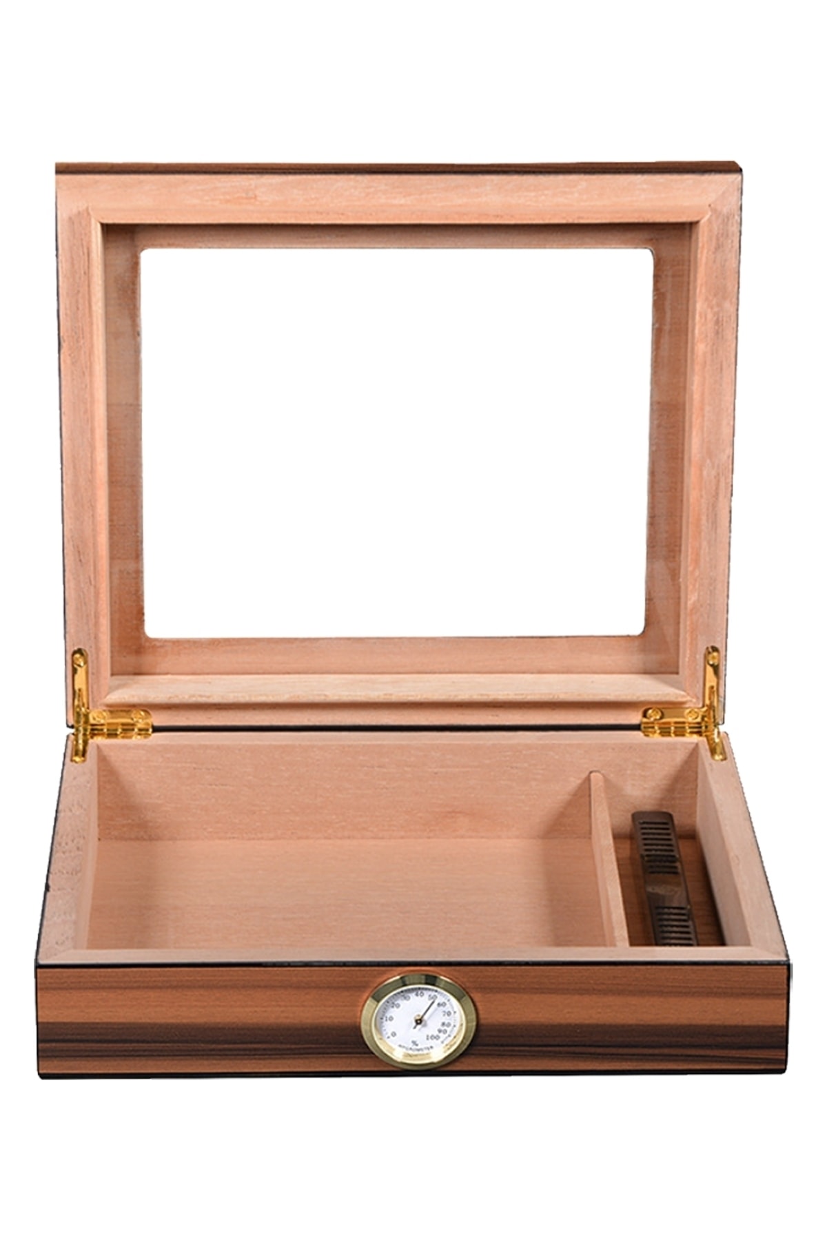 Falconetti Cigarol Parlak Kahverengi Camlı Humidor Puro Kutusu Rc09 ...