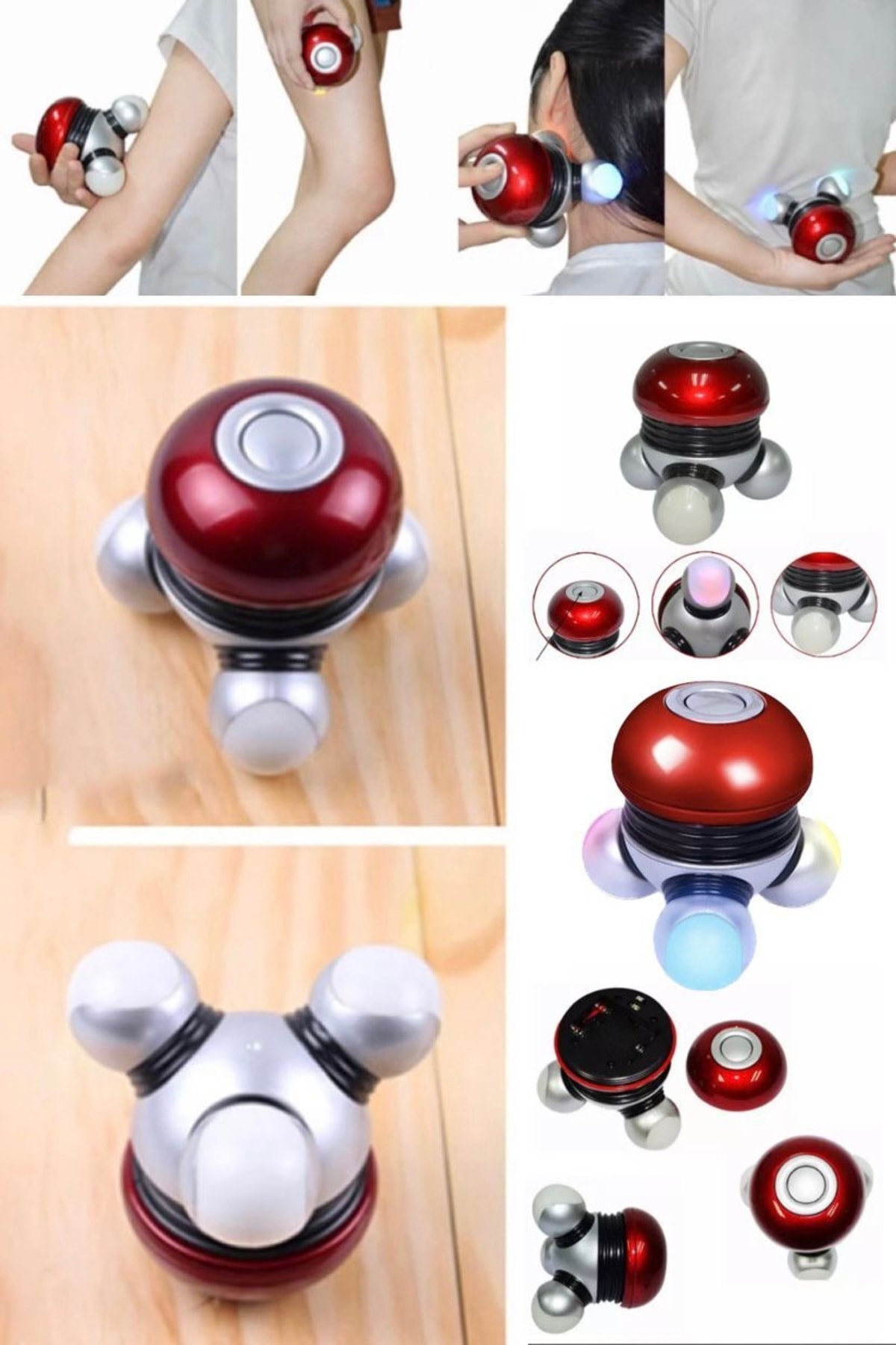 Utelips Güçlü Mini Elektrikli Masaj Tam Vücut Masajı Body Titreşimli ...