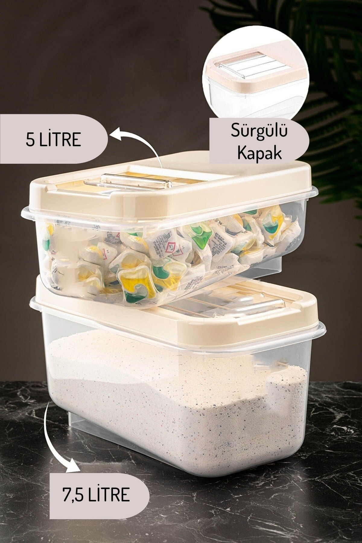 Transformacion Reagan Tablet Ve Deterjan Saklama Kutusu Set Krem Fiyatı ...