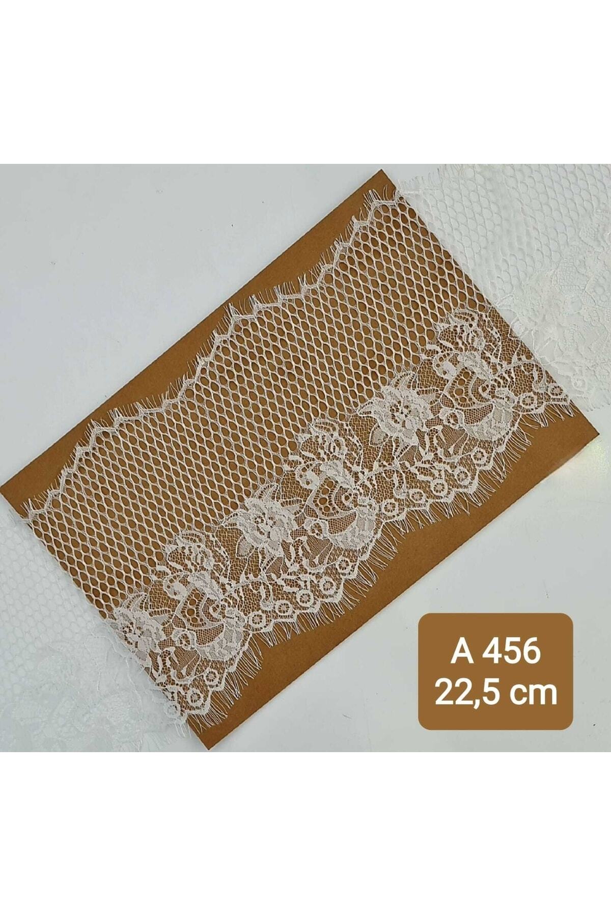 FASHİON DANTEL Sakallı Dantel (KOD A456) En 22,5 Cm Boy 3 Metre Siyah ...