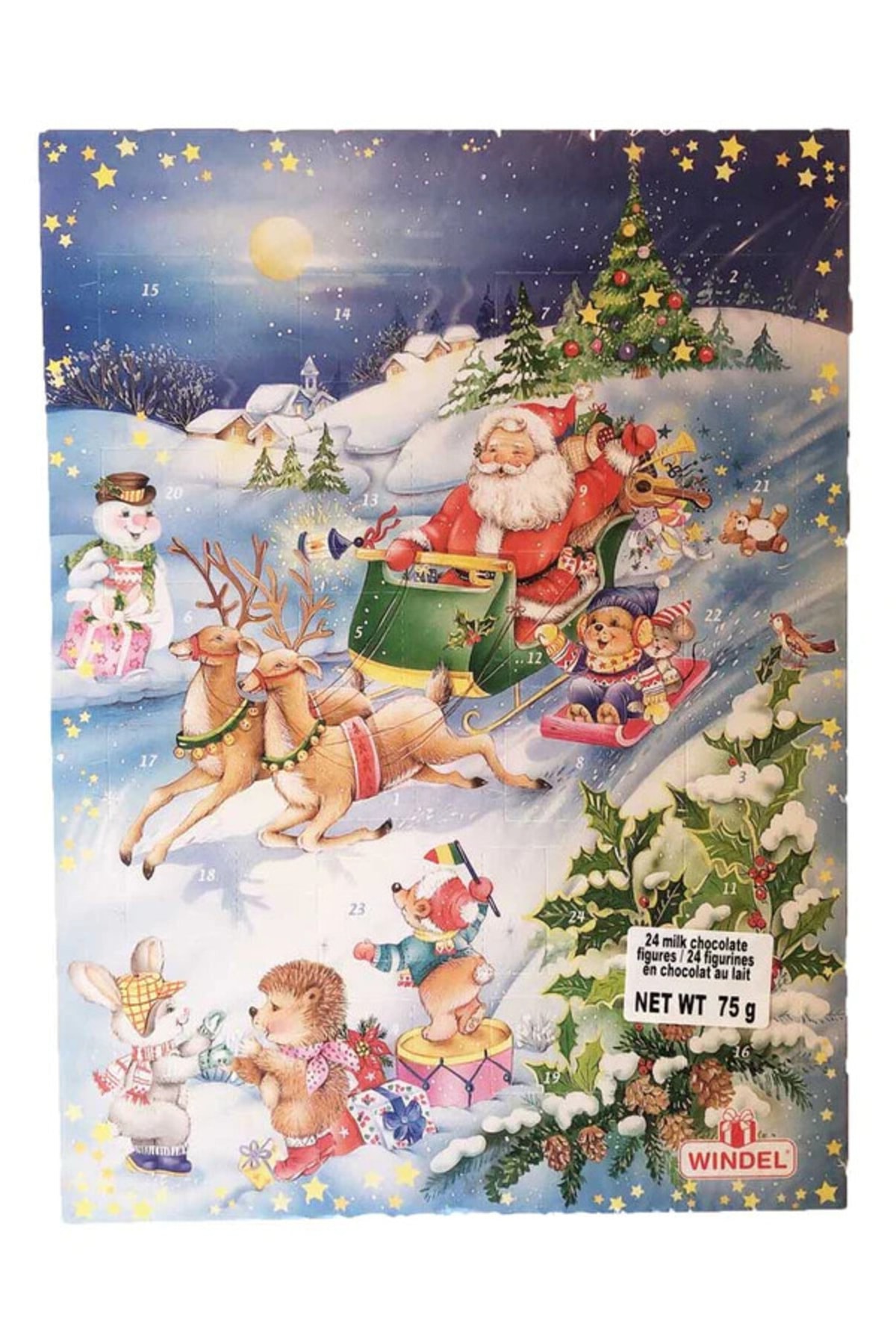WINDEL Christmas Advents Calender Chocolates - Çikolatalı Yılbaşı ...