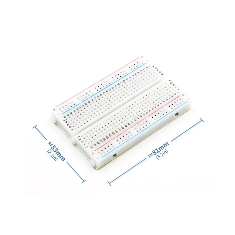 Genel Markalar Orta Boy Breadboard 400 Pin Hücre Bread Board Protoboard ...