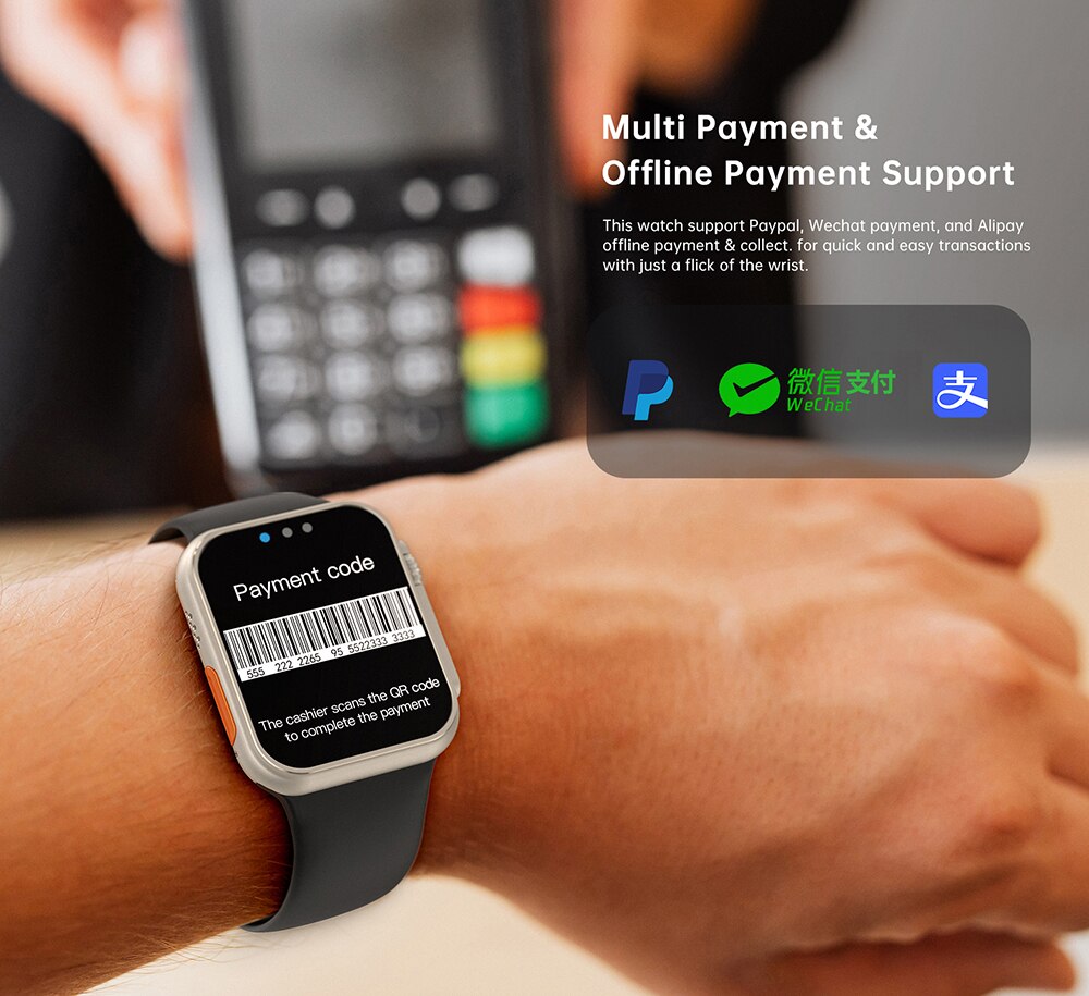 Technodia Gs8 Ultra Plus Akıllı Saat Nfc Kablosuz Şarj Arama Konuşma ...