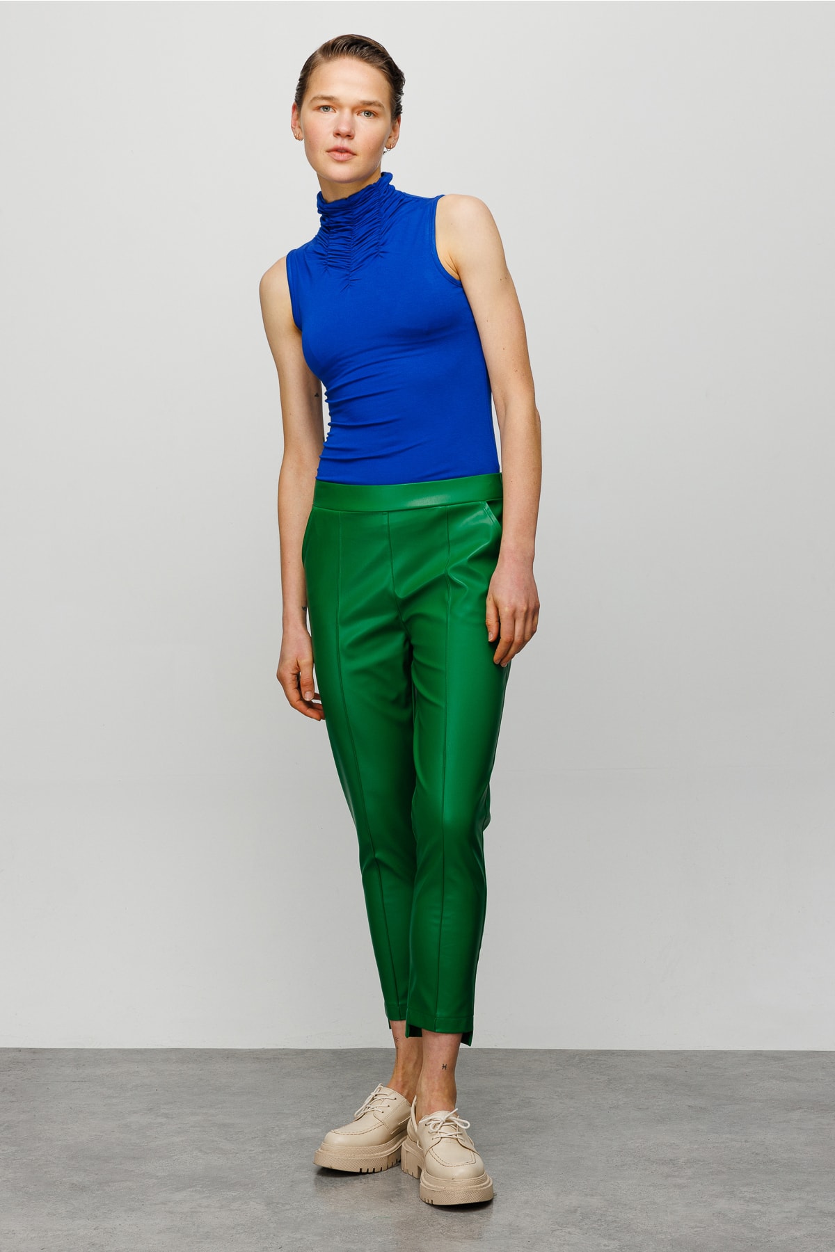 ON Yüksek Bel Dikişli Deri Pantol Fiyatı, Yorumları - Trendyol