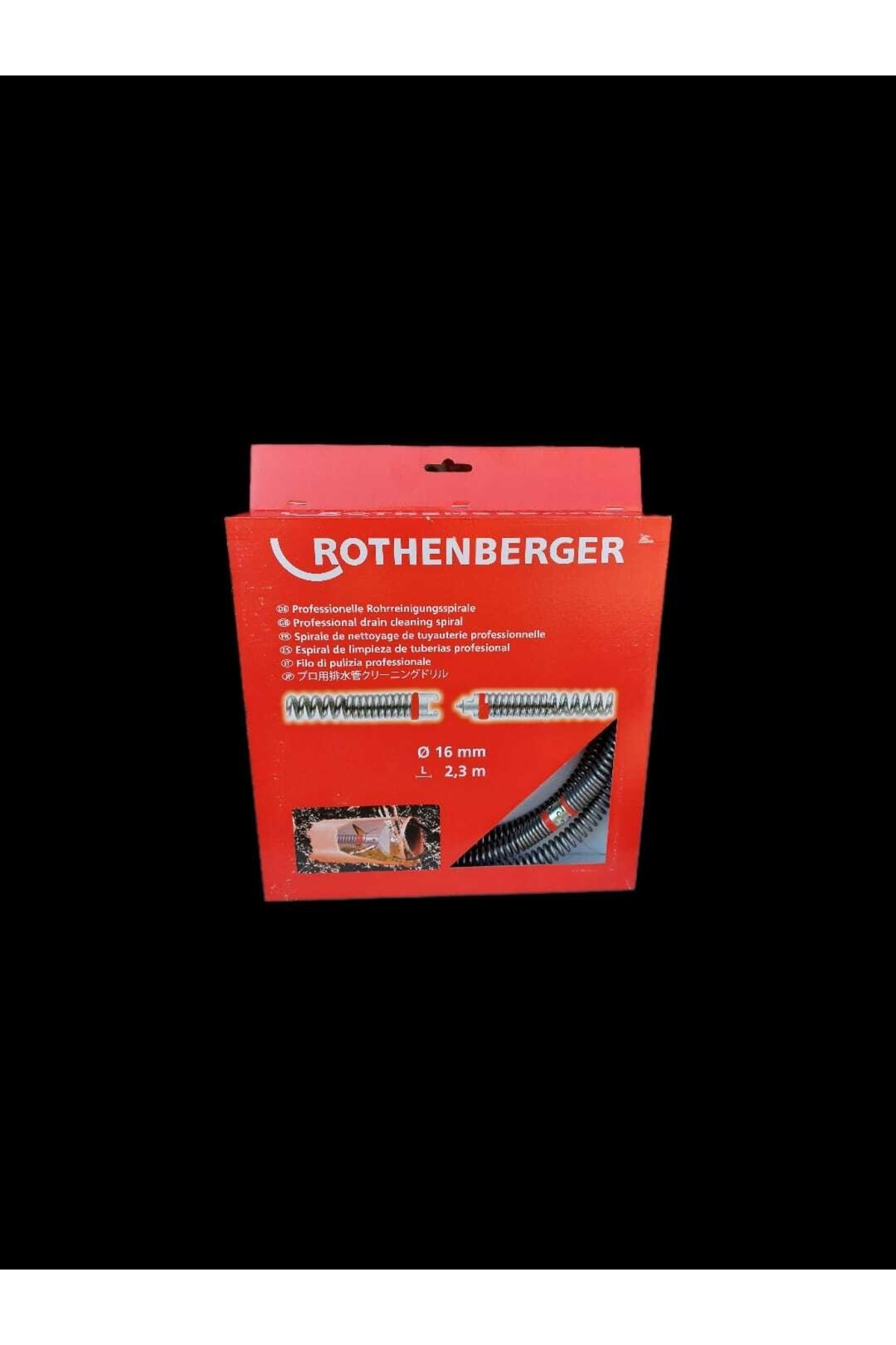 Rothenberger 16 Mm R 600 Için Boru Temizleme Ve Tıkanıklık Açma Spirali ...
