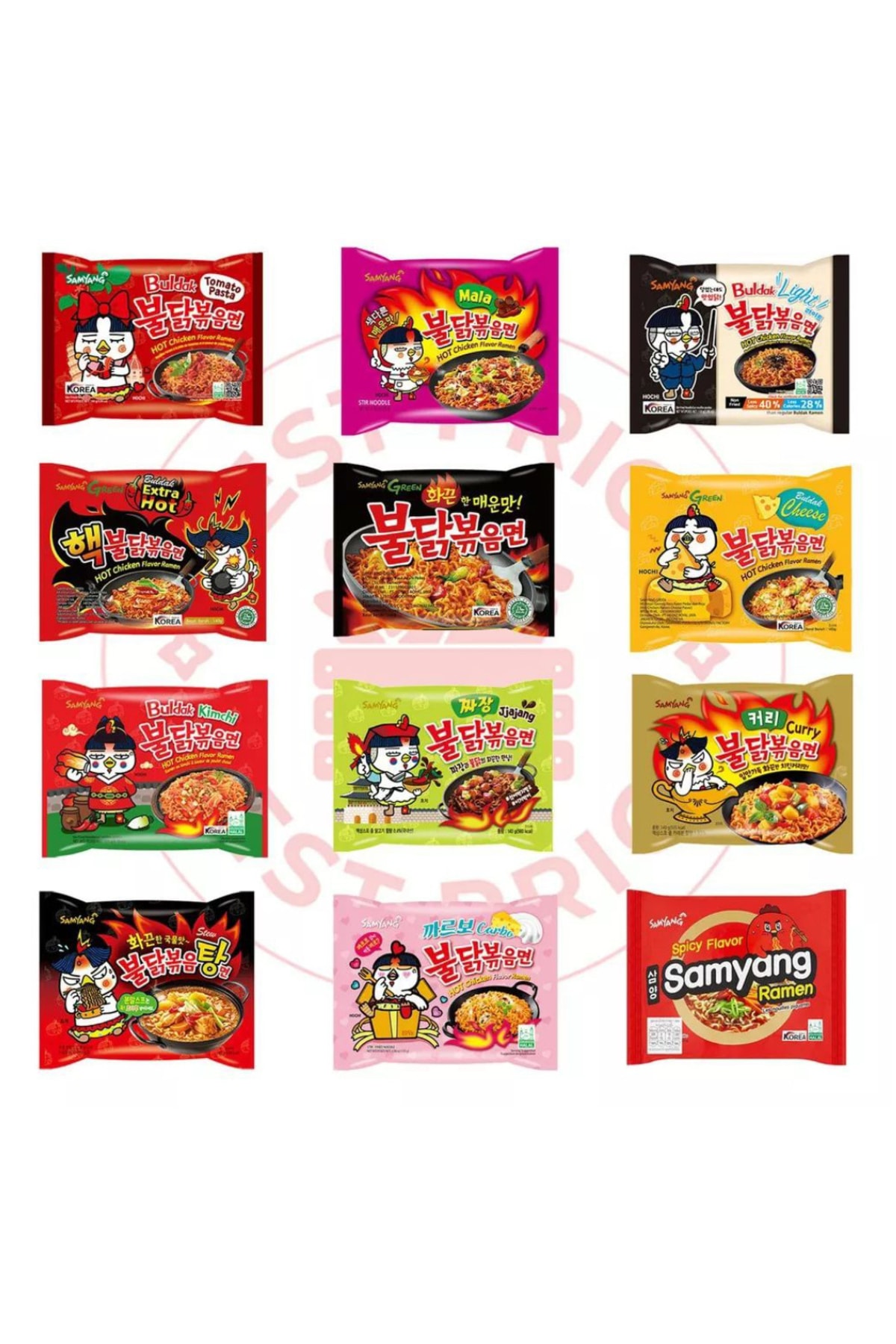 samyang Hot Chicken Stew Type Flavor Ramen Spicy Noodles 140g Fiyatı ...