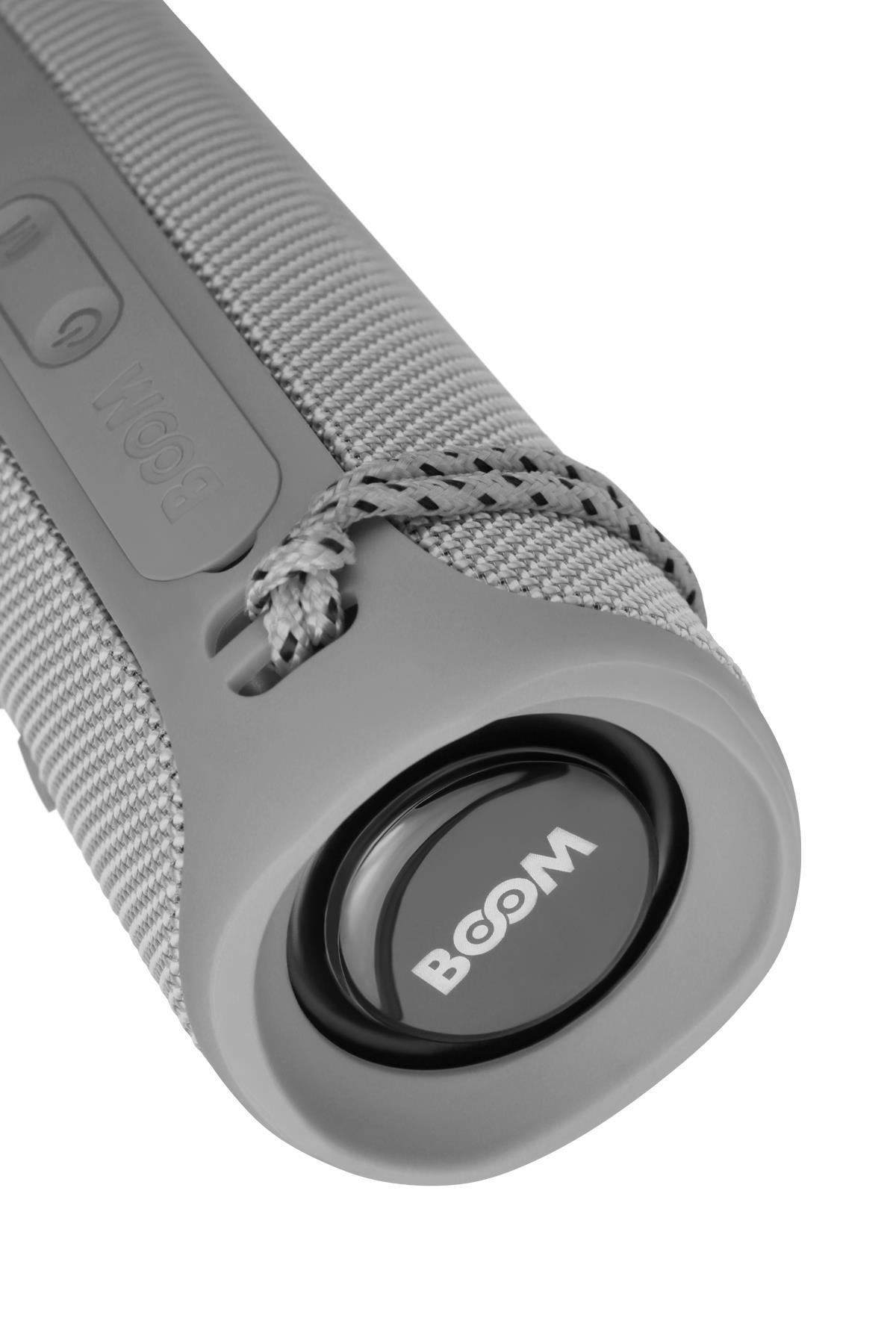 Powerway Boom Gri Taşınabilir Ses Bombası Kablosuz Bluetooth Hoparlör ...