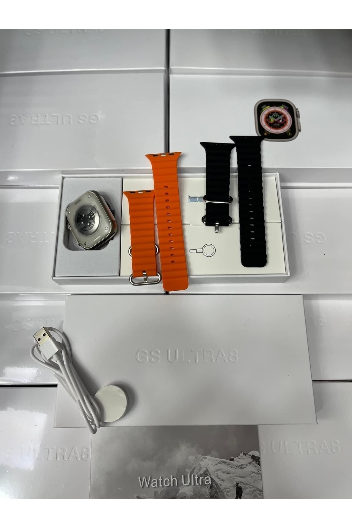 Wearfitpro Watch 8 Ultra Akıllı Saat Gs Ultra 8 Gerçek 49mm Kasa Vidalı ...