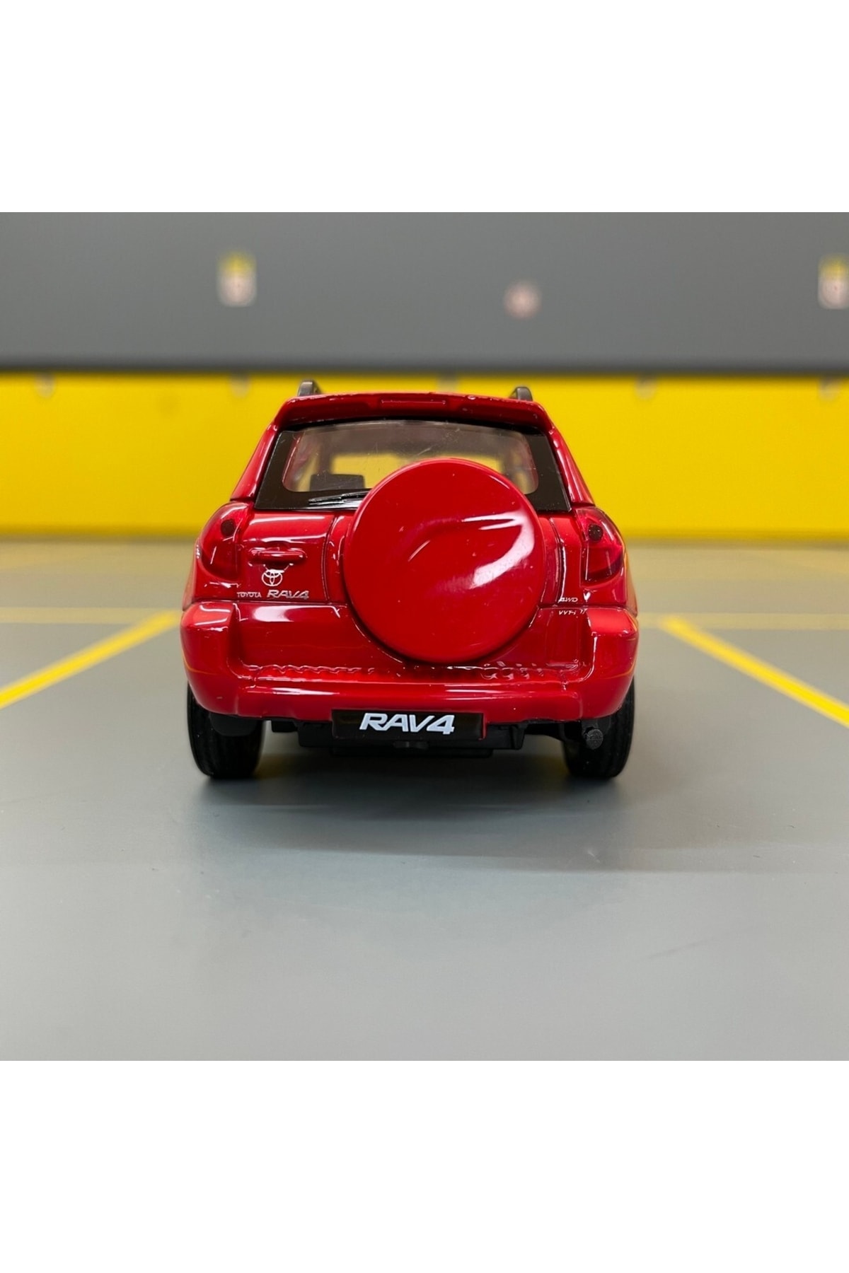 WELLY Toyota Rav4 1/36 Ölçek Diecast Metal Model Araba Çek Bırak Araba ...
