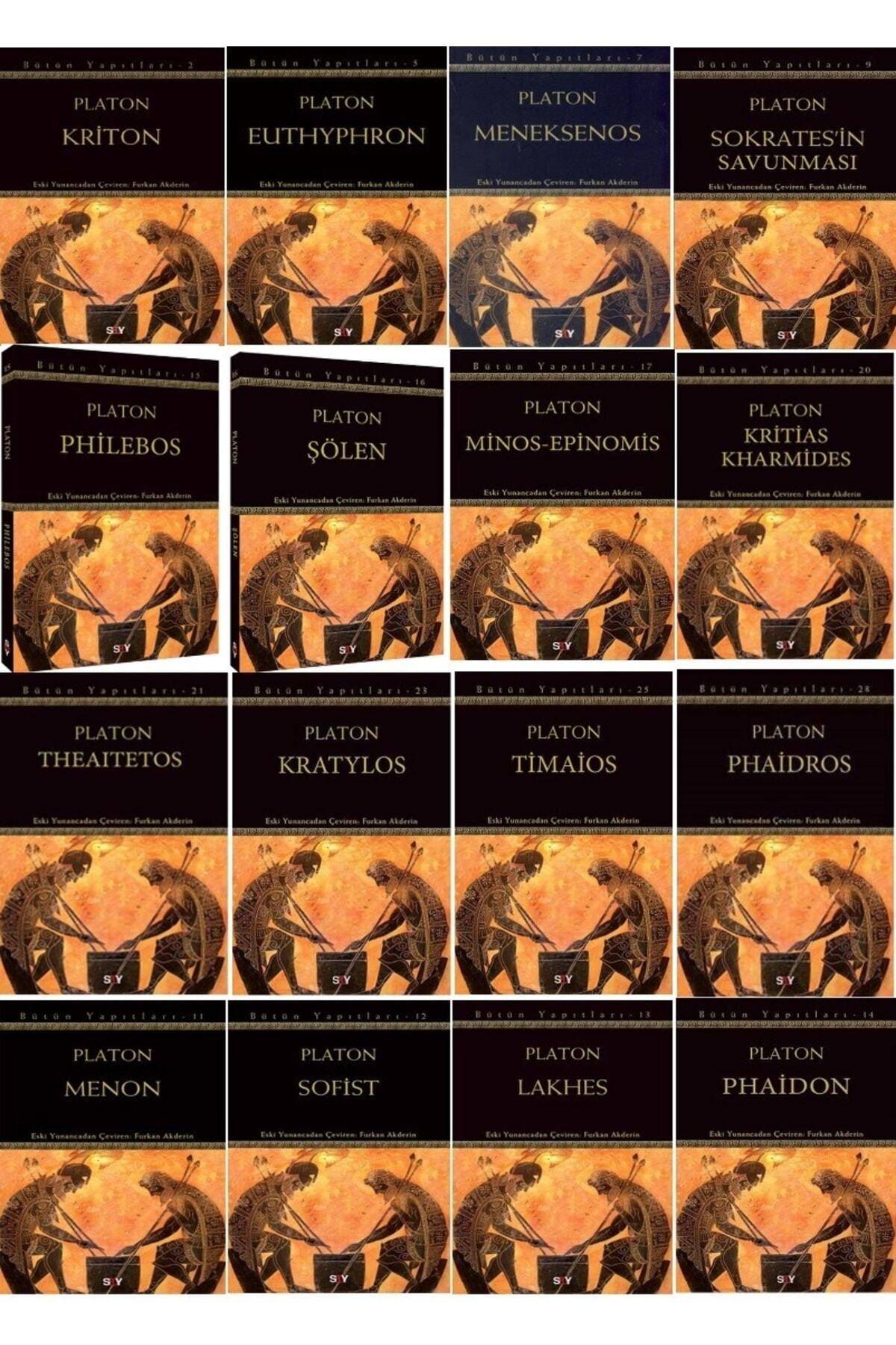 Say Yayınları Platon 16 Kitap Set / Menon - Kriton - Phaidon - Sofist - Kratylos - Phaidros ...