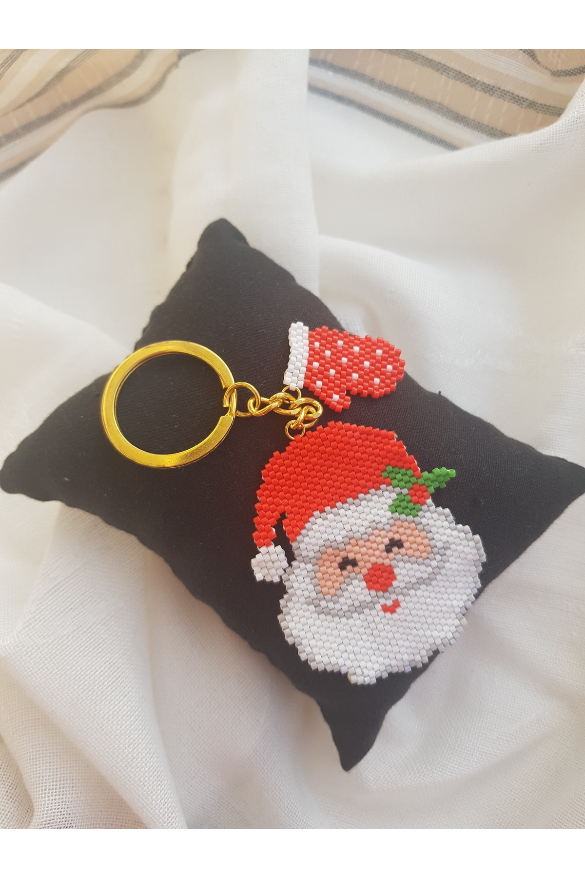 SEARD Miyuki Noel Baba Eldiven Yılbaşı Christmas Noel Anahtarlık/çanta ...