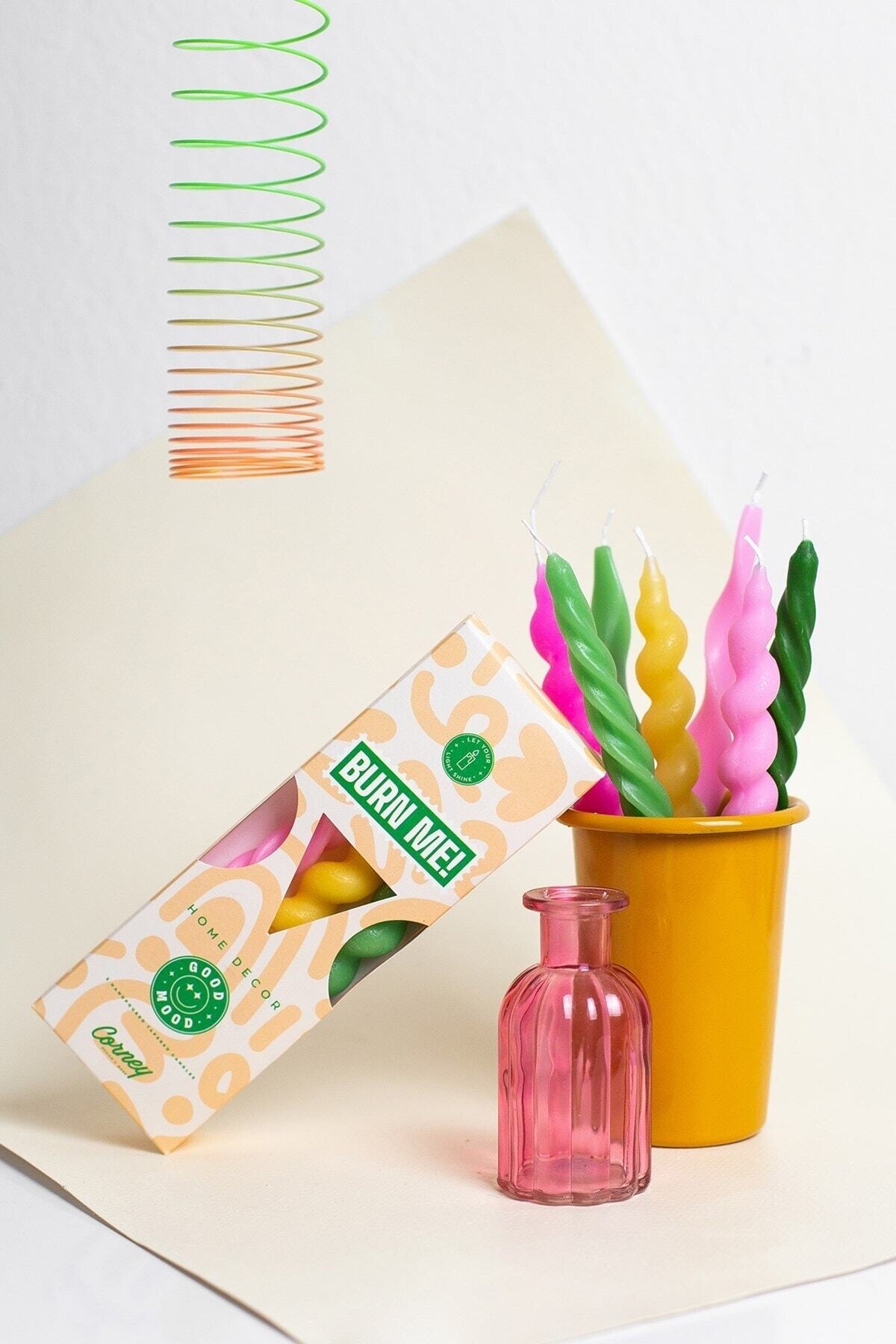 Corney Design Candy Collection X Good Mood 3'lü Şamdan Mumu - Fiyatı ...