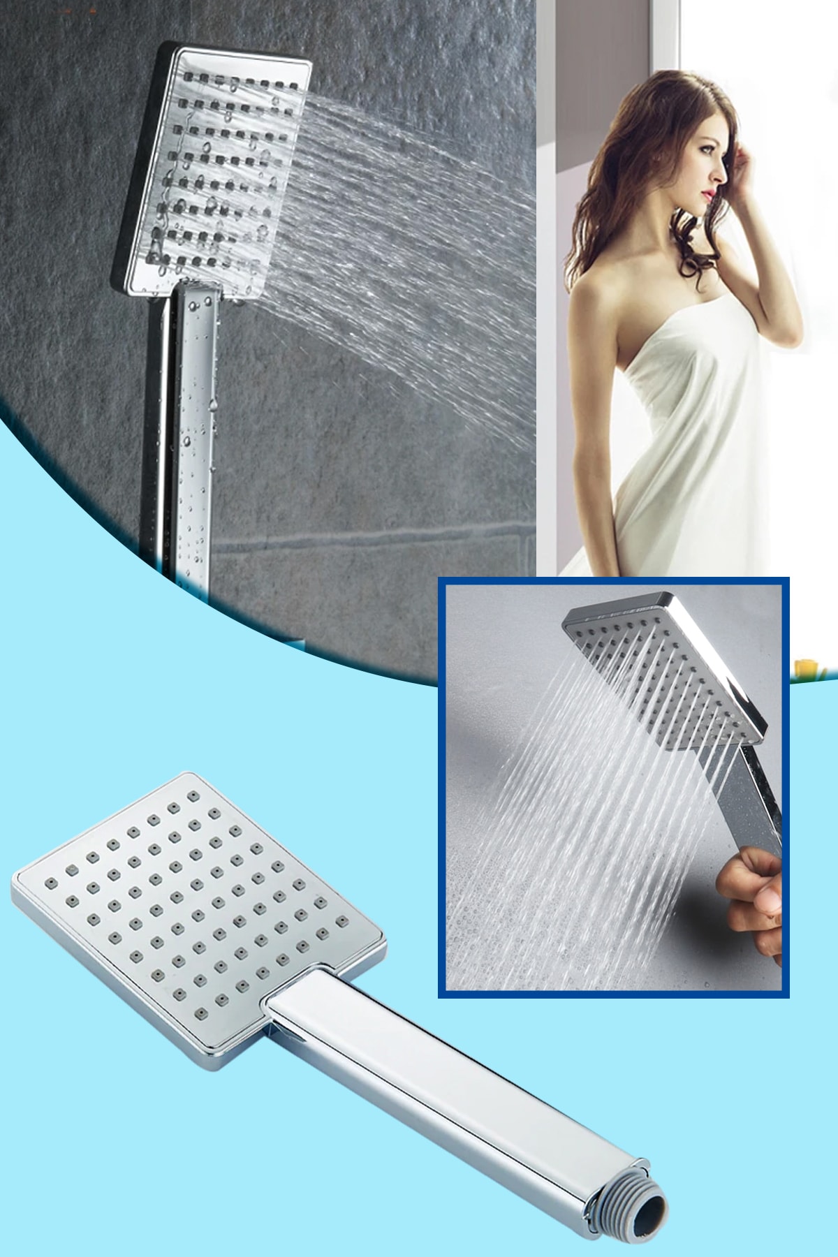 Xolo Mini Kare Krom Jet Duş Başlığı 49 Delikli Fiyatı, Yorumları - Trendyol