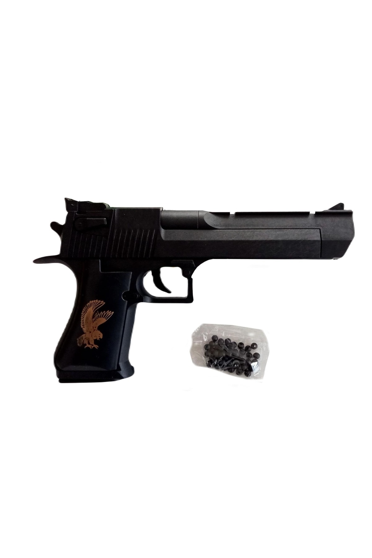 CT-TOYS Büyük Boy 30x15 Cm Şarjörlü Boncuk Atan Tabanca Boncuklu ...