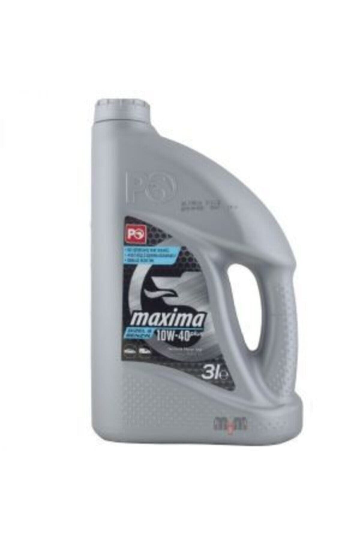 Maxima Petrol Ofisi Motor Yağı Maxıma 10w-40 Plus 3 Litre - Fiyatı ...