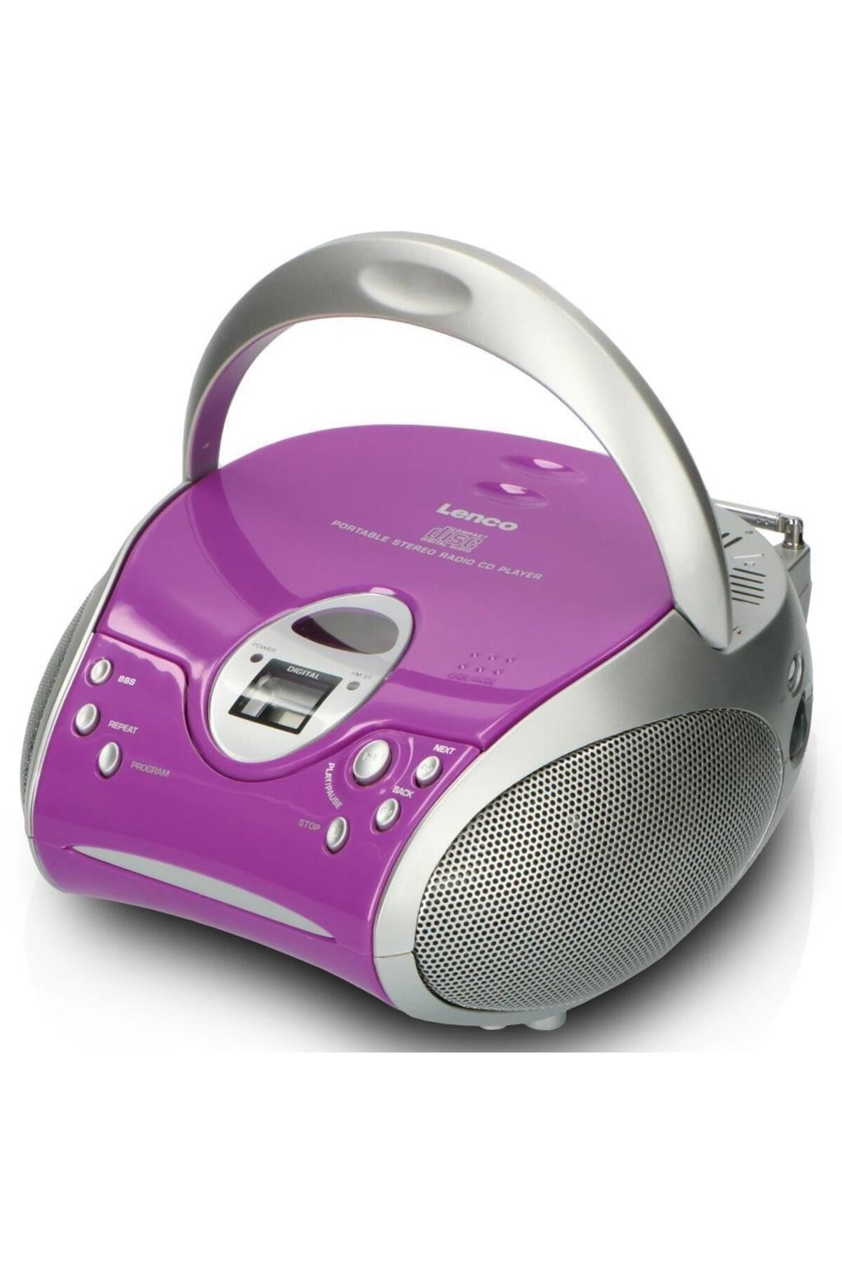 Lenco Scd-24 Mor - Cd Çalarlı Taşınabilir Müzik Seti Stereo Fm Radyo ...