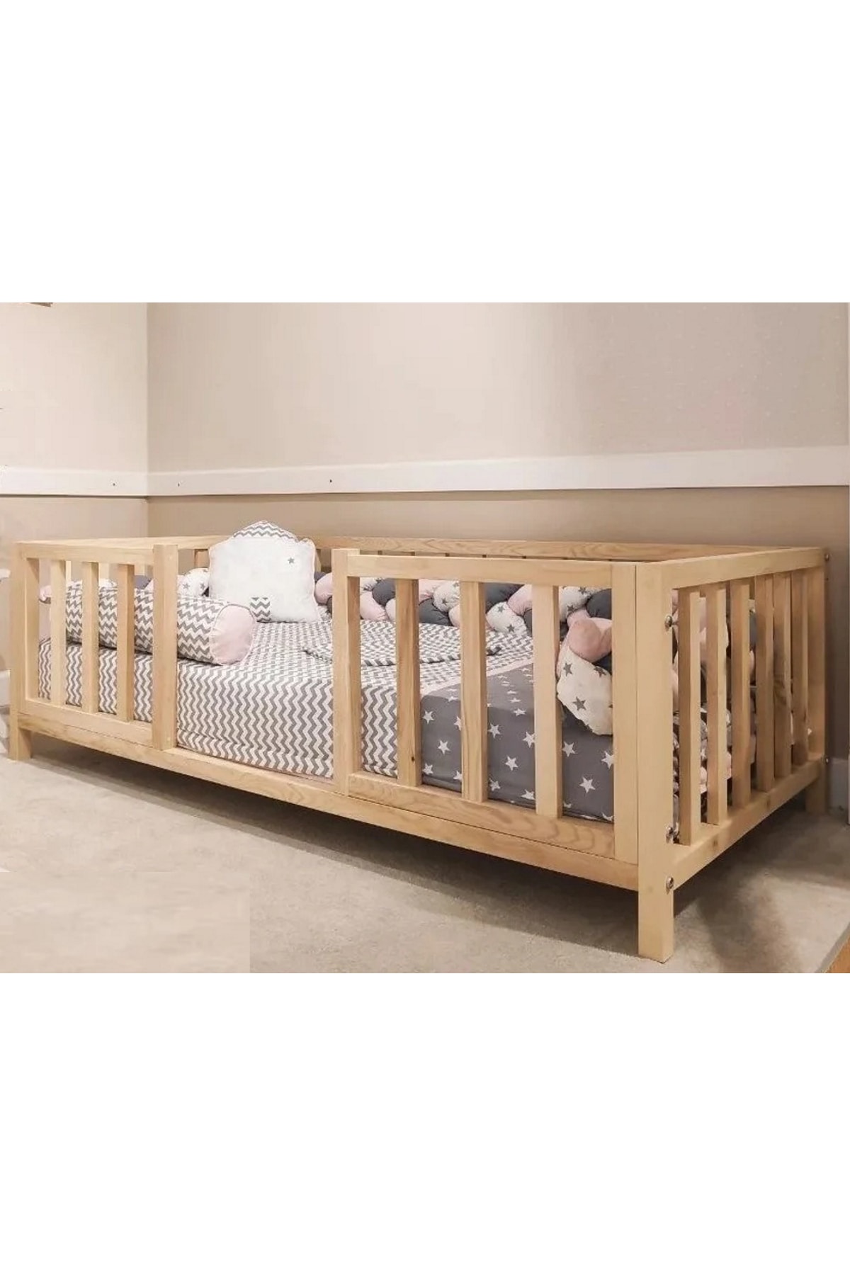 Baby Kinder Singular Montessori Doğal Bebek Ve Çocuk Karyolası Fiyatı ...