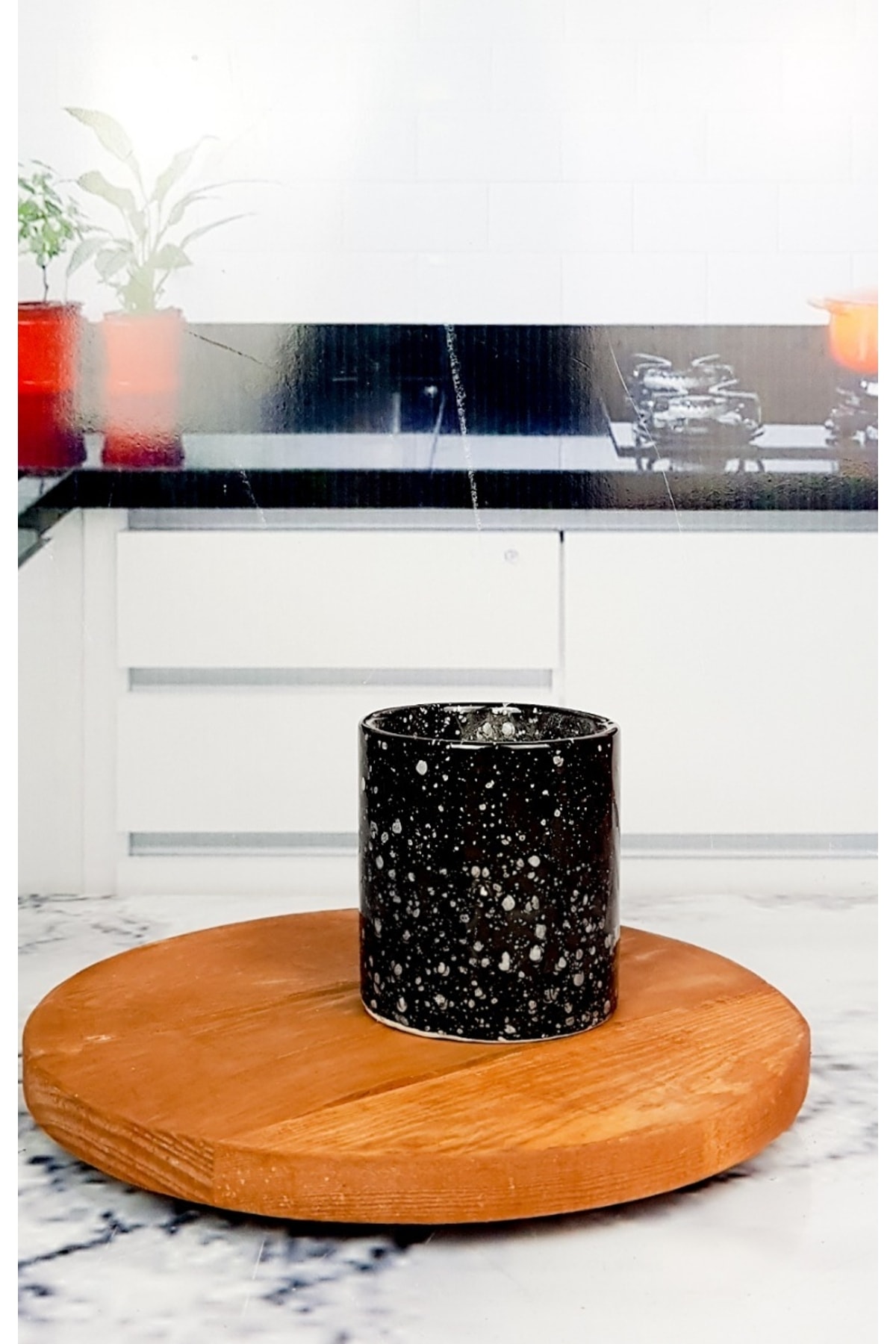 BRE HOME Siyah Benekli Diş Fırçalık Banyo Seti - Fiyatı, Yorumları