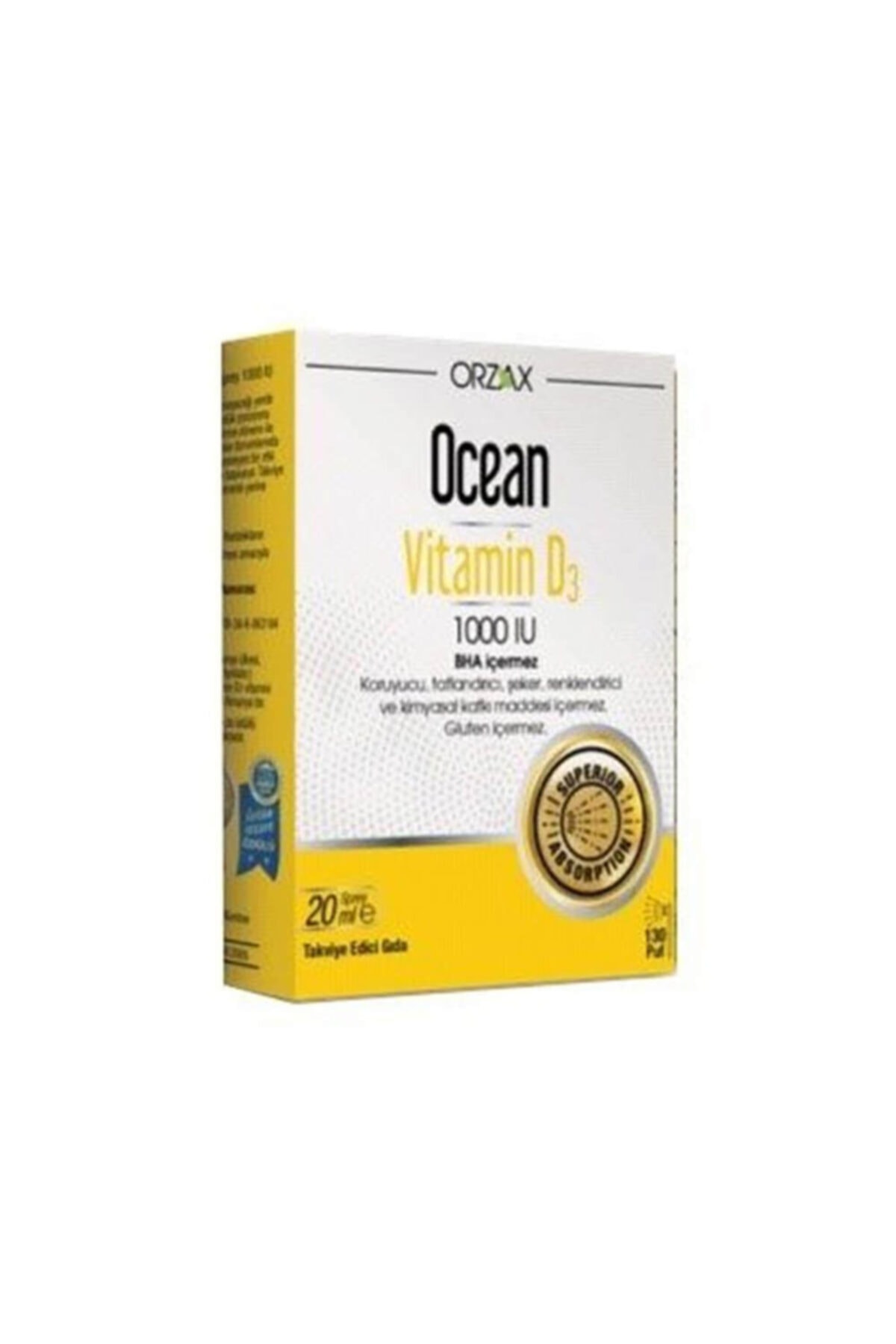 Ocean Vitamin D3 1000 Iu Sprey 20ml - Fiyatı, Yorumları
