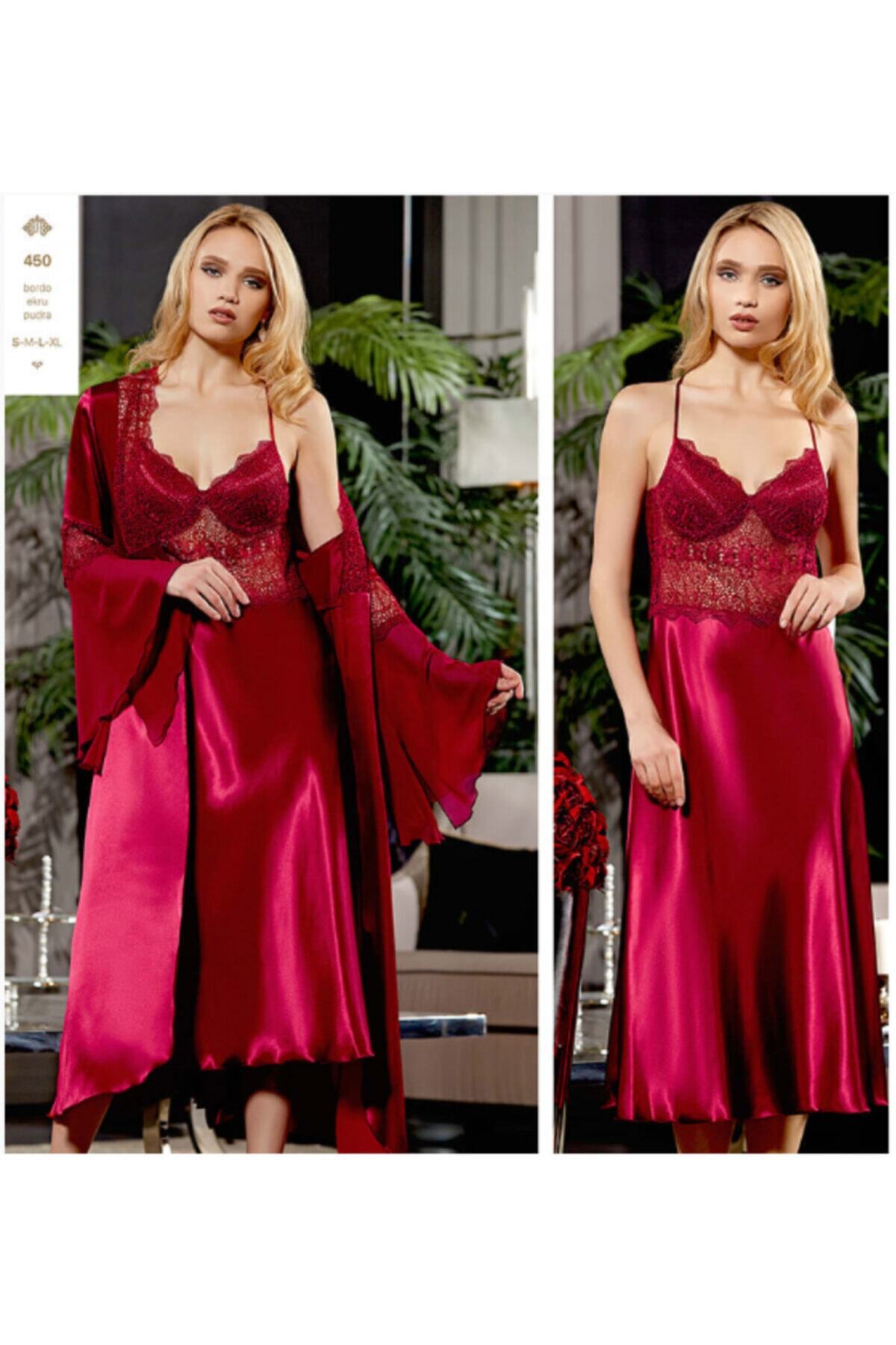 Jeremi Ipek Saten Gecelik 6'lı 450 Fiyatı, Yorumları - Trendyol