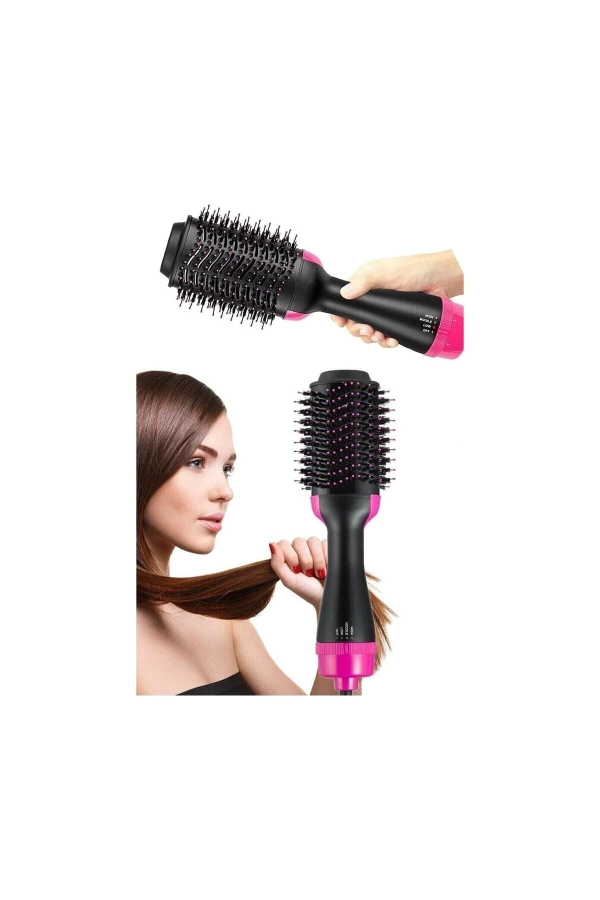 ARI STAR 1200 W Elektrikli Hava Üflemeli Saç Düzleştirici Fön Tarağı ...