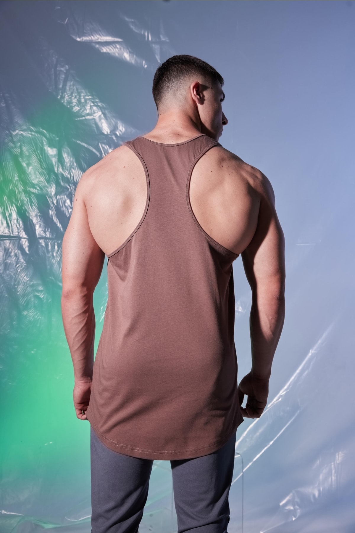 Woof Gym Monk Mode Baskı Klasik Atlet - Kakao Fiyatı, Yorumları - Trendyol