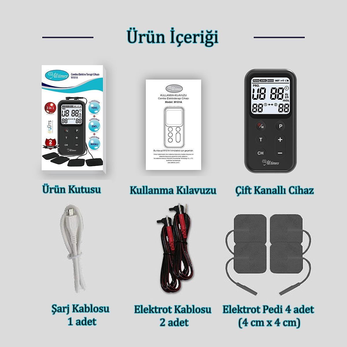 ALLTIMES Elektro Terapi Fizik Tedavi Tens Cihazı - Fiyatı, Yorumları