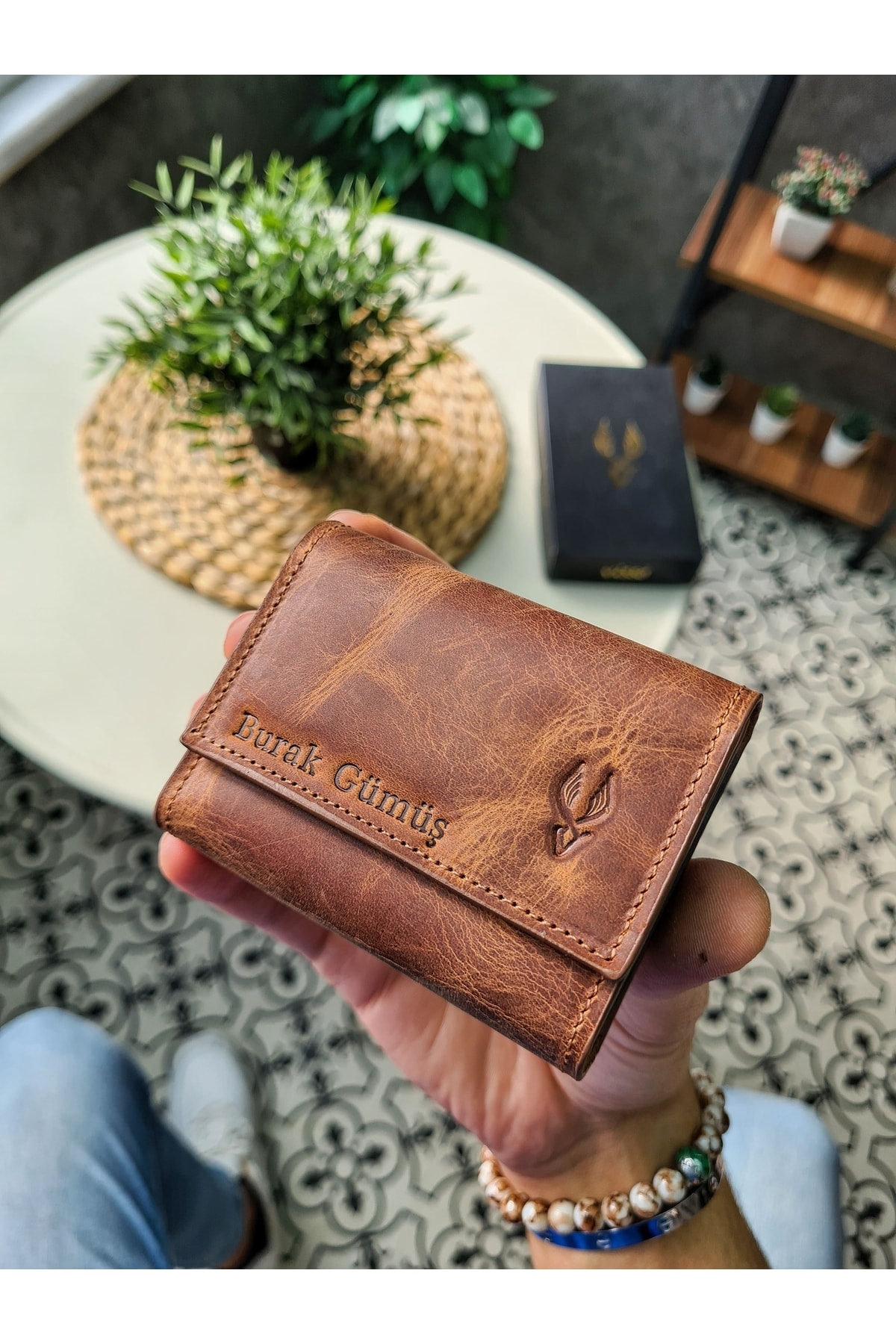 Visso leather VİSSO 660 TABACCO MATRİX HAKİKİ DERİ AKORDEON DERİ KREDİ ...