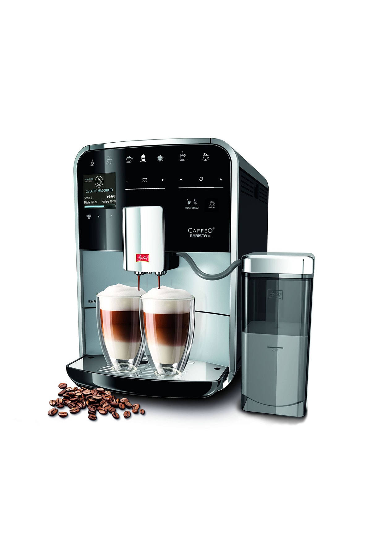 melitta Caffeo Barista Ts Smart Tam Otomatik Kahve Makinesi Gümüş ...