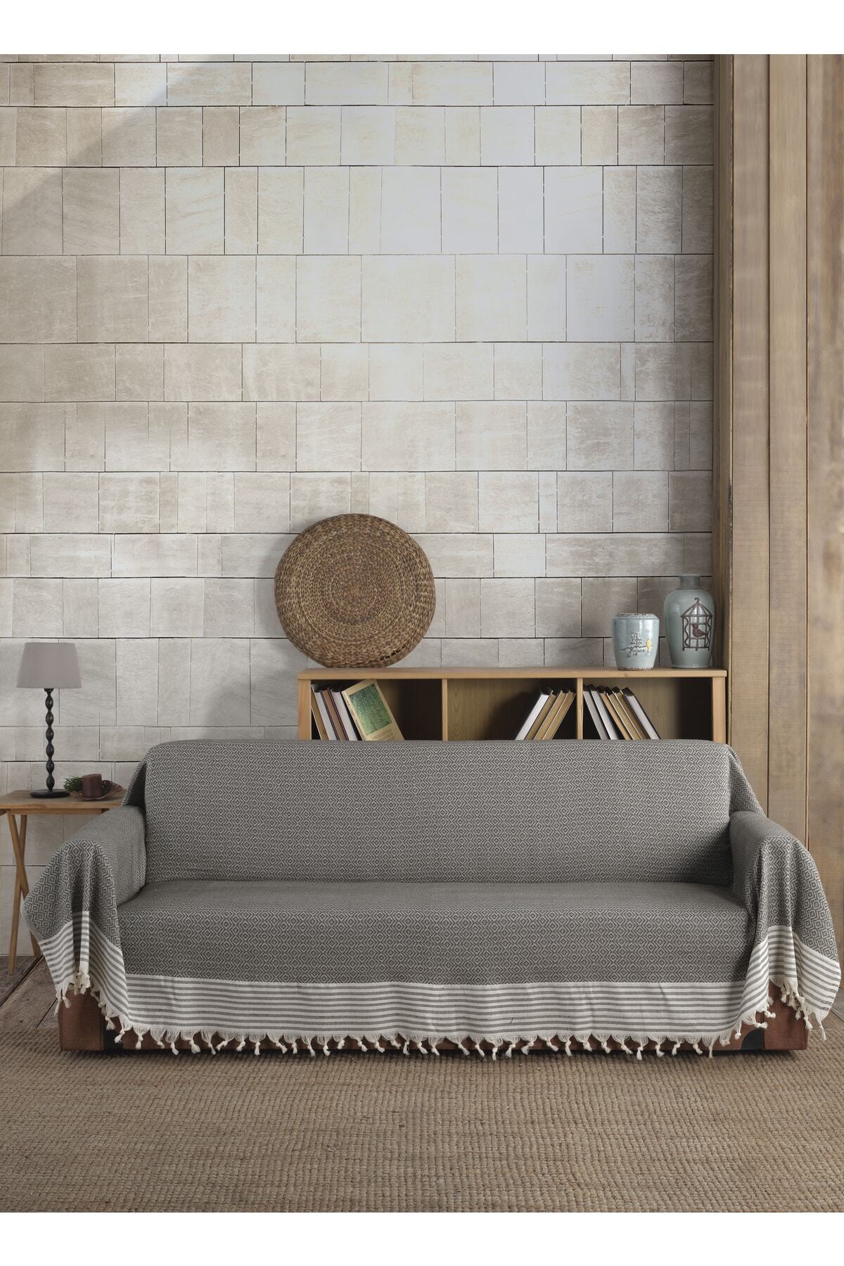 Lux Touch Vizon Kollarını Örten 3 Adet Battal Boy 170 X 300 Cm Koltuk ...