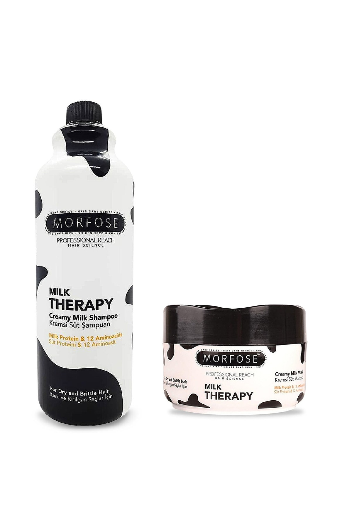 Morfose Milk Therapy Şampuan 1000 Ml + Milk Therapy Maske 500 Ml Fiyatı ...