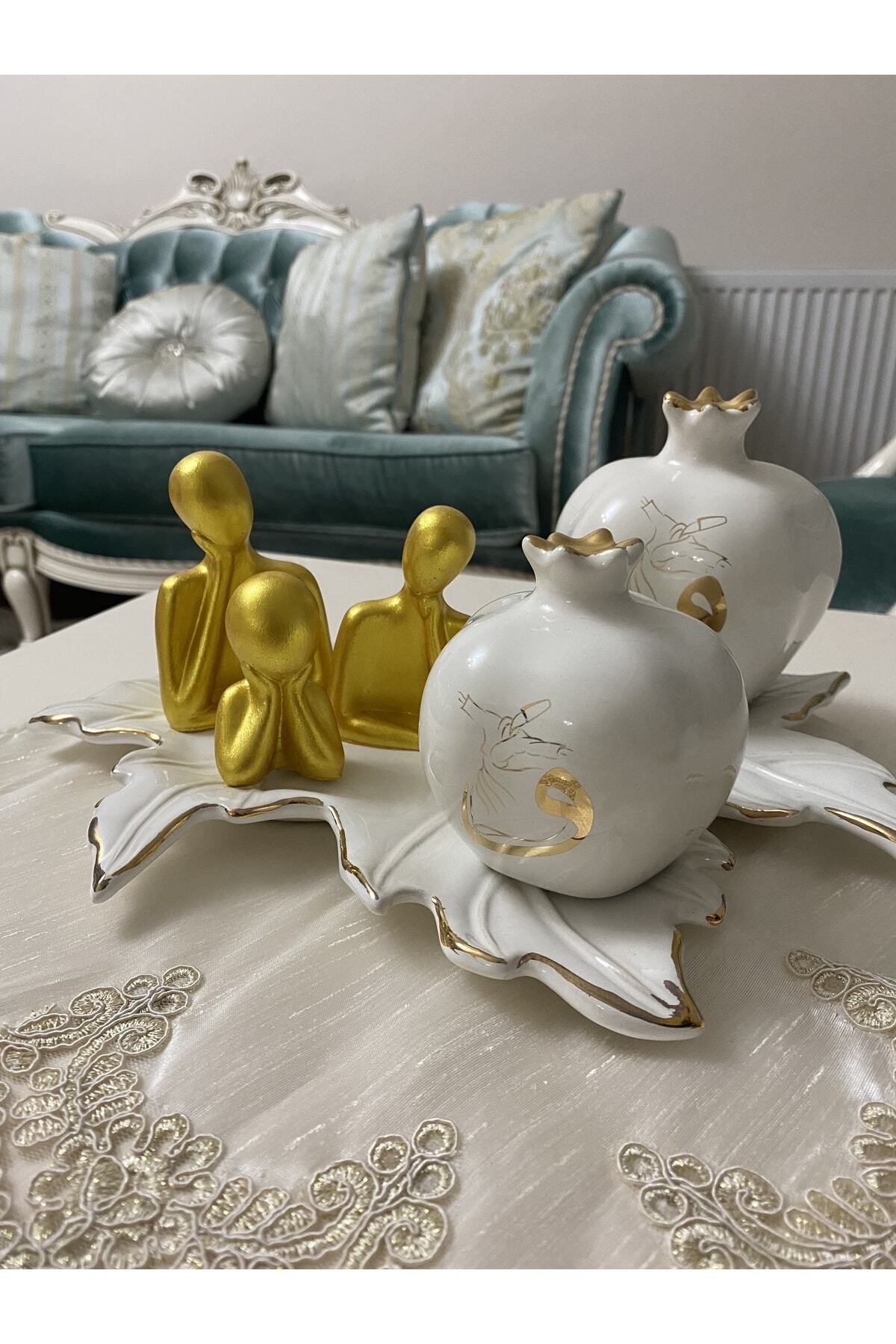 EYLL Üçlü Gold Aile Hediyelik Biblo Fiyatı, Yorumları - Trendyol