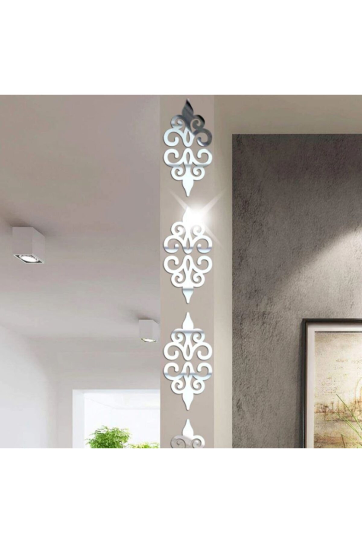 TechnoPrime Pleksi Ayna Dekor Gümüş Renk Duvar Dekor 20 Adet Adet Boyutu 10x10 cm Fiyatı ...