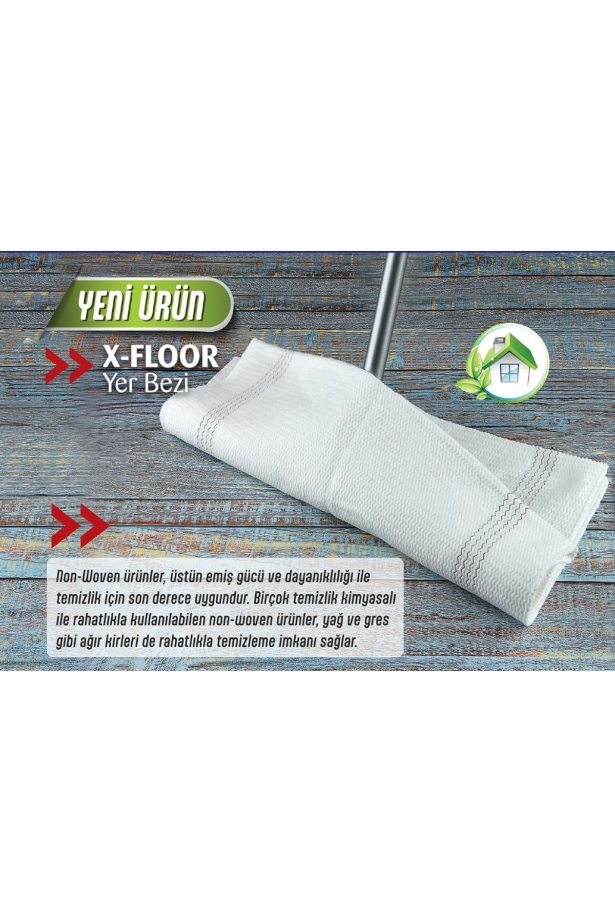 Proff X-floor Mucize Yer Temizlik Bezi - Ister Islak Ister Kuru - 50x60 ...