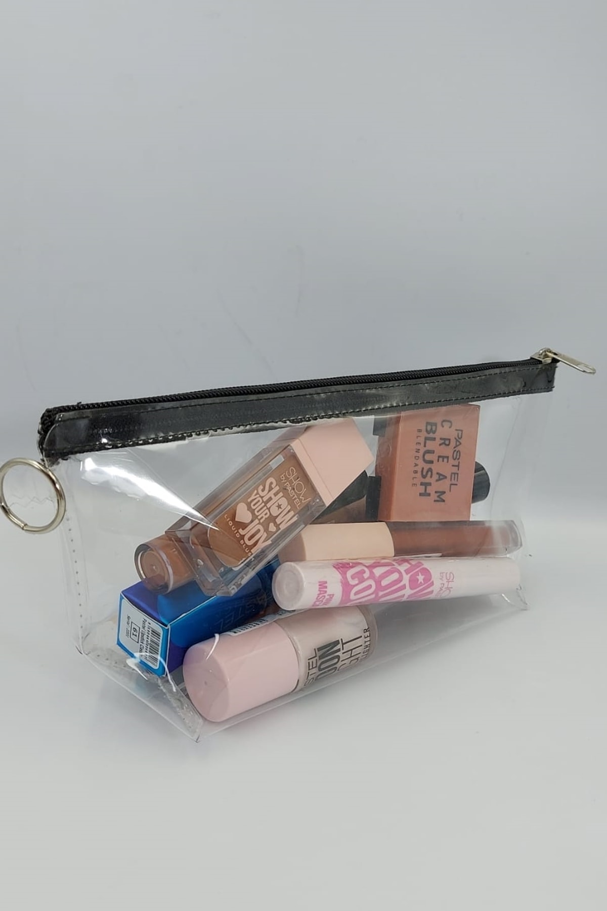 Togin Siyah, Şeffaf Üçgen Makyaj Çantası Fiyatı, Yorumları - Trendyol