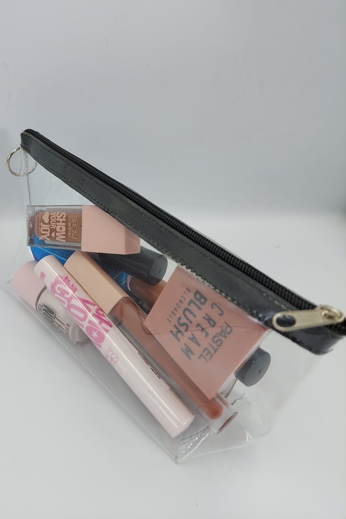 Togin Siyah, Şeffaf Üçgen Makyaj Çantası Fiyatı, Yorumları - Trendyol