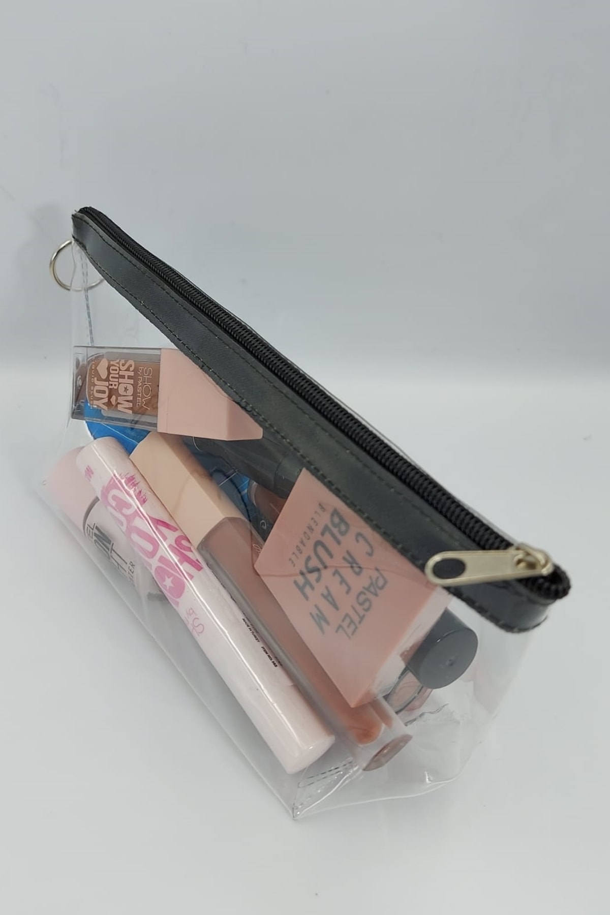 Togin Siyah, Şeffaf Üçgen Makyaj Çantası Fiyatı, Yorumları - Trendyol