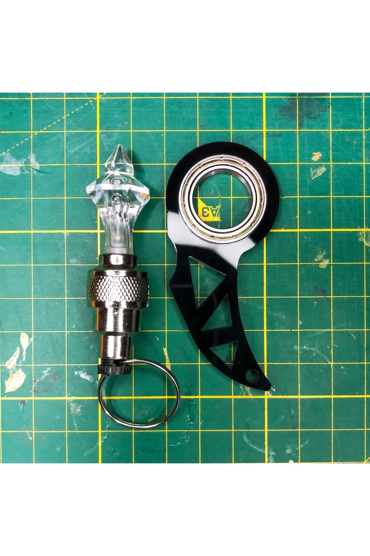 emorpi Keyrambit X6 Mini Pro Piyano Siyahı + Rgb Işık Anahtarlık ...