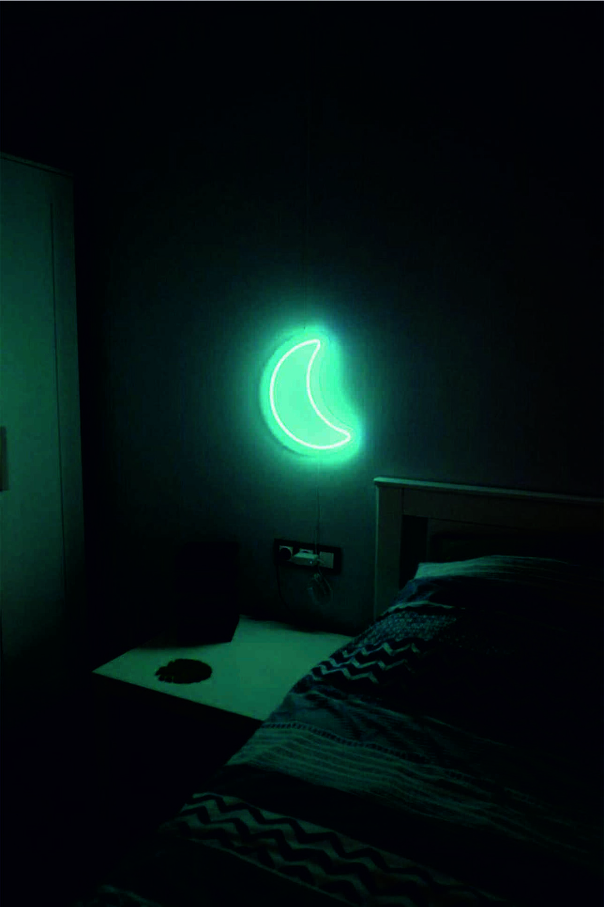 En Güzel Günde Ay Neon Led Gece Lambası Aydınlatma Duvar Süsü 20 20 Cm